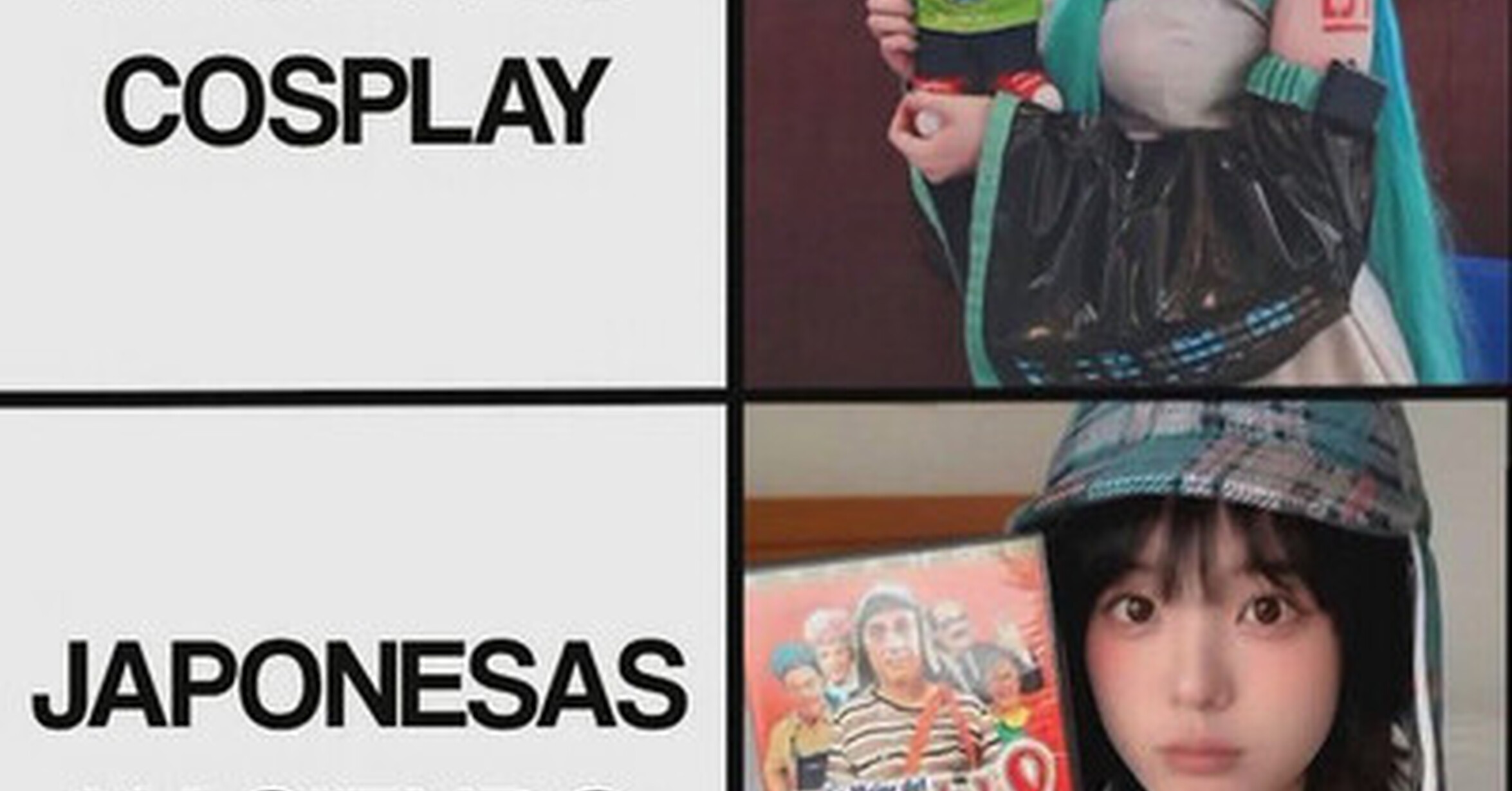 Cuánto cabrón / Allí debe haber alguna fan del Chavo