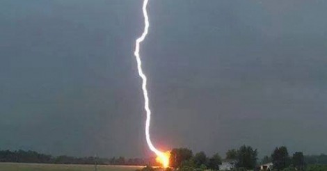 El poder del rayo es increíble