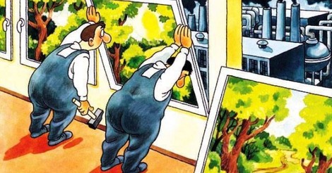 ¡Cuánta razón! / Tapemos lo feo con algo bonito