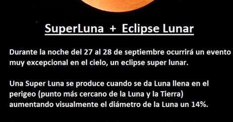 ¡Cuánta razón! / SUPER ECLIPSE LUNAR