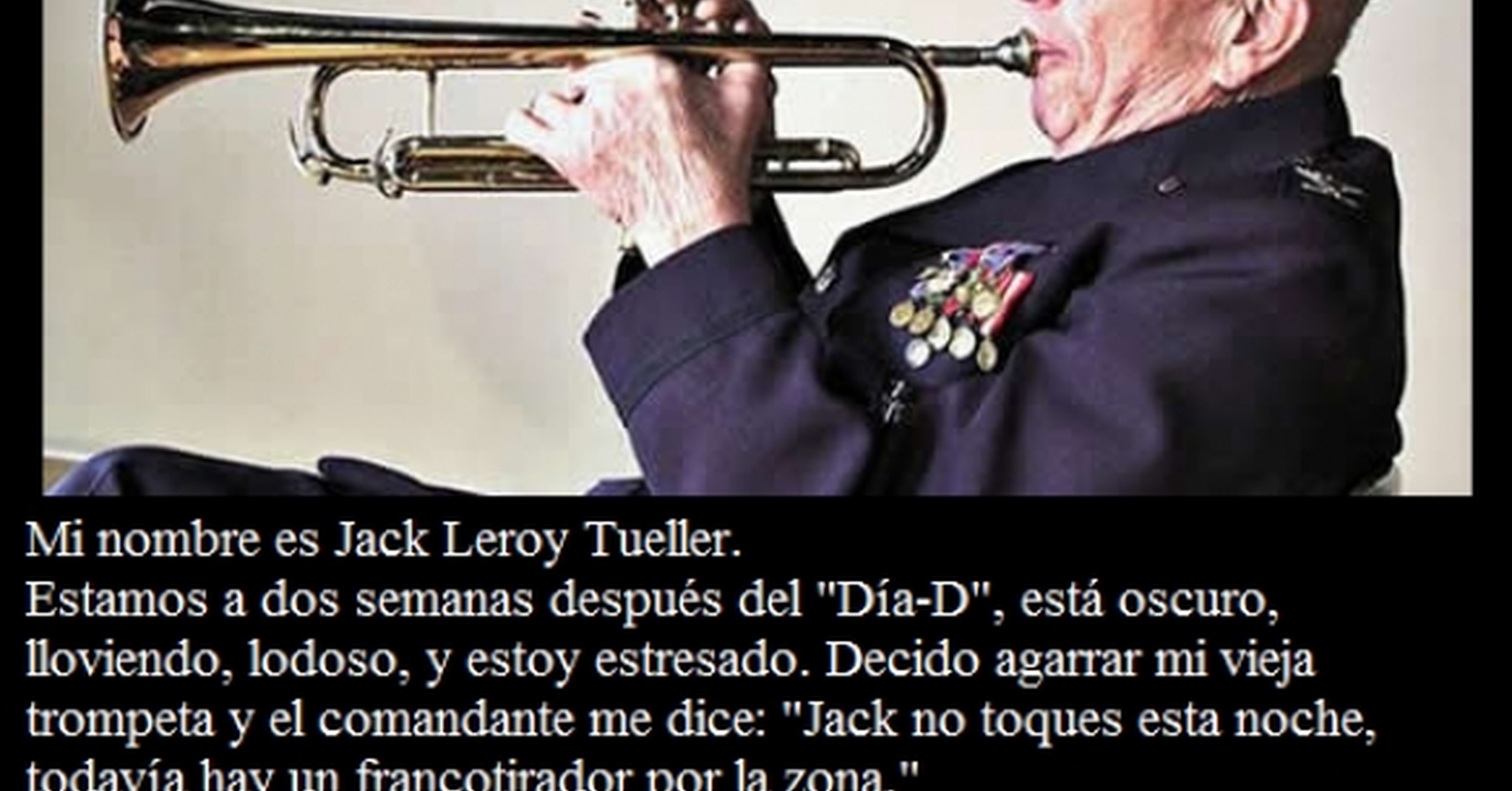 La historia de Jack Leroy Tueller que todos deberíamos conocer :D