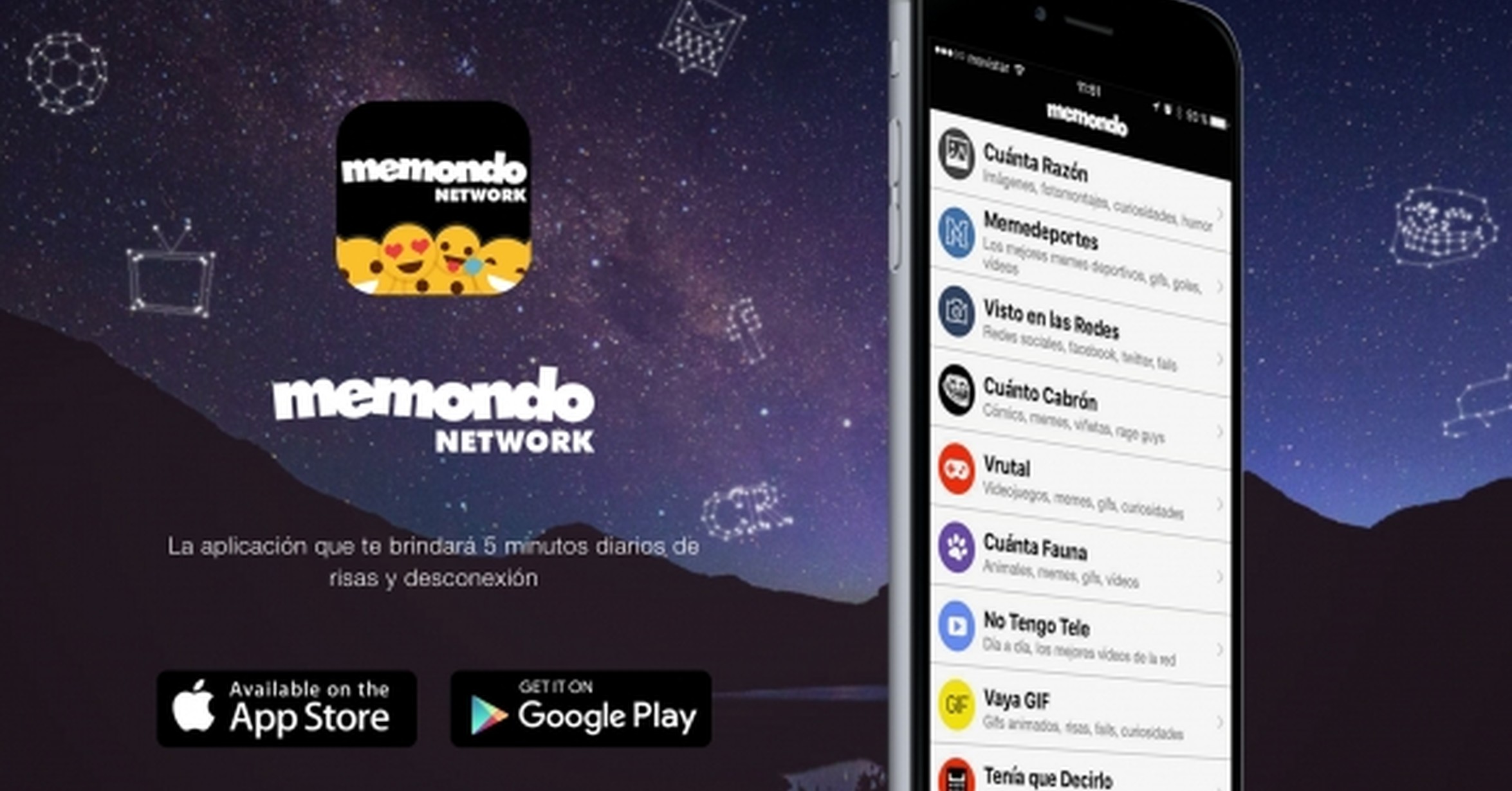 Ya está disponible la app con todo lo de Memondo, ¡bájatela!