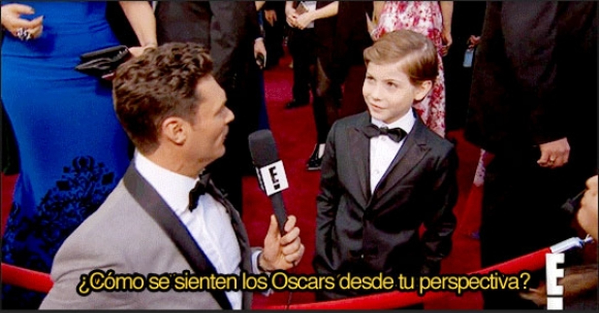 ¡Cuánta razón! / Además de buen actor, un niño muy listo ;)