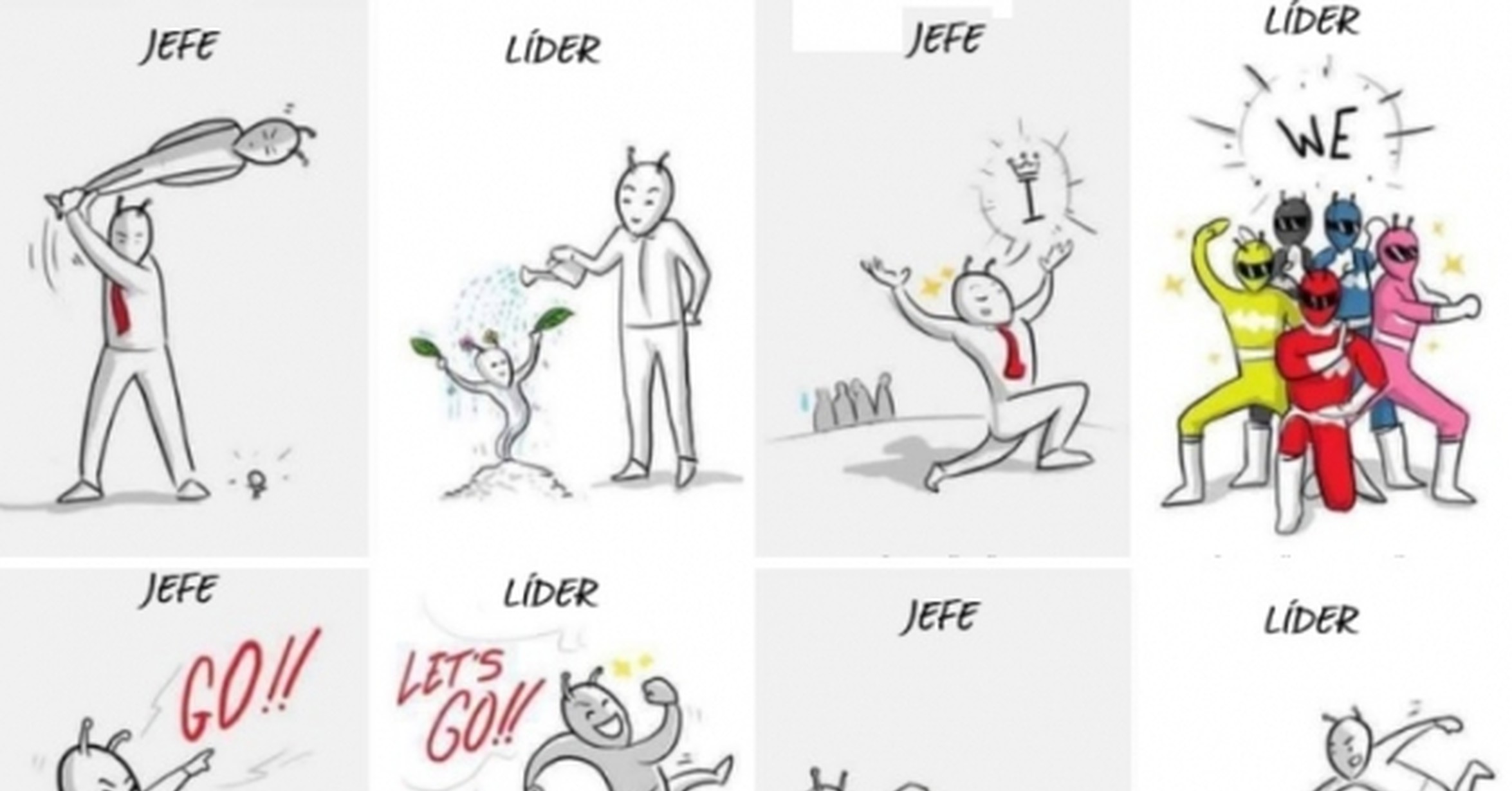 ¡Cuánta razón! / Esto marca la diferencia entre líderes y jefes