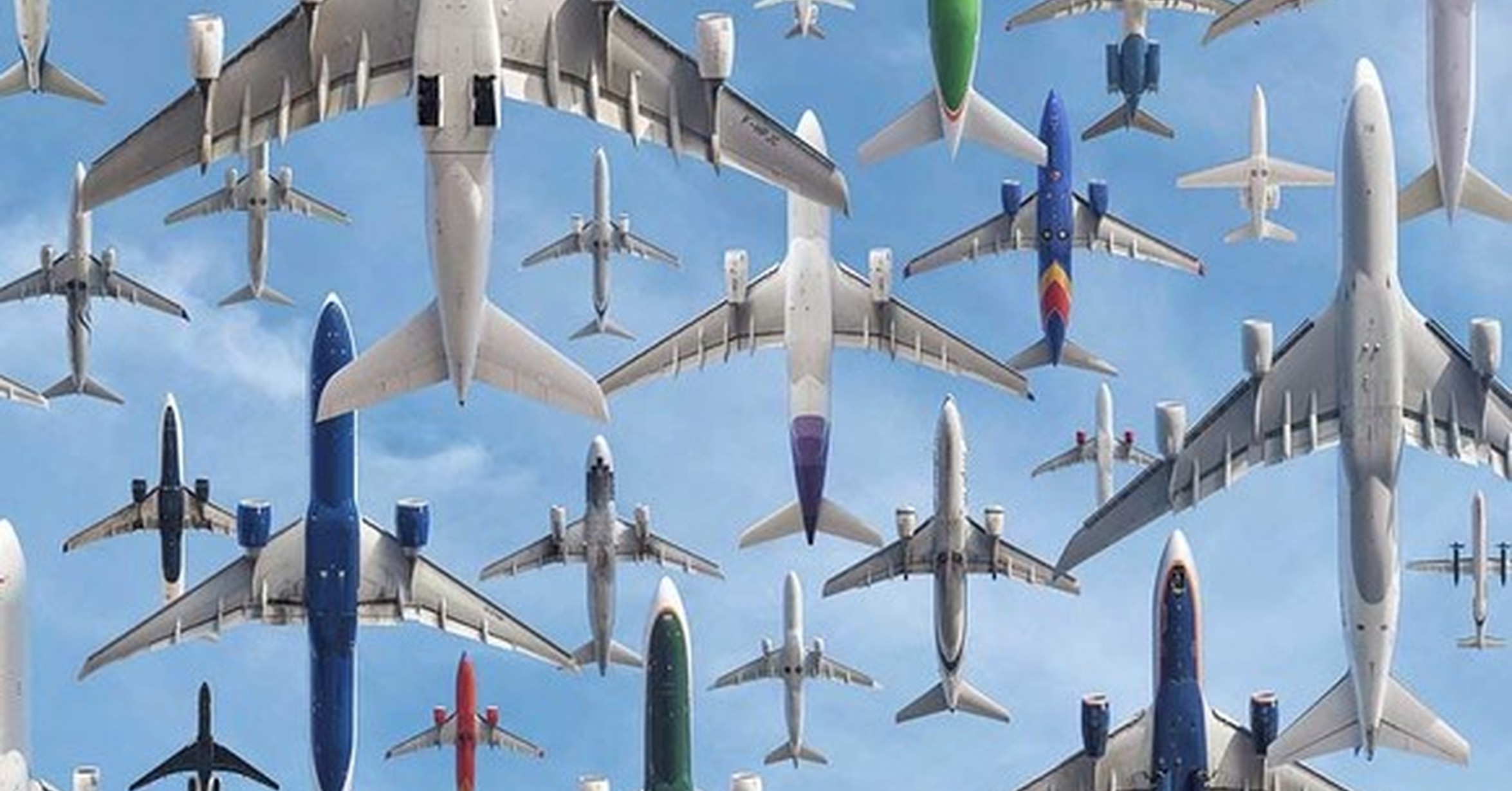 ¡Cuánta razón! / 15 Fotos increíbles del tráfico aéreo mundial que ...