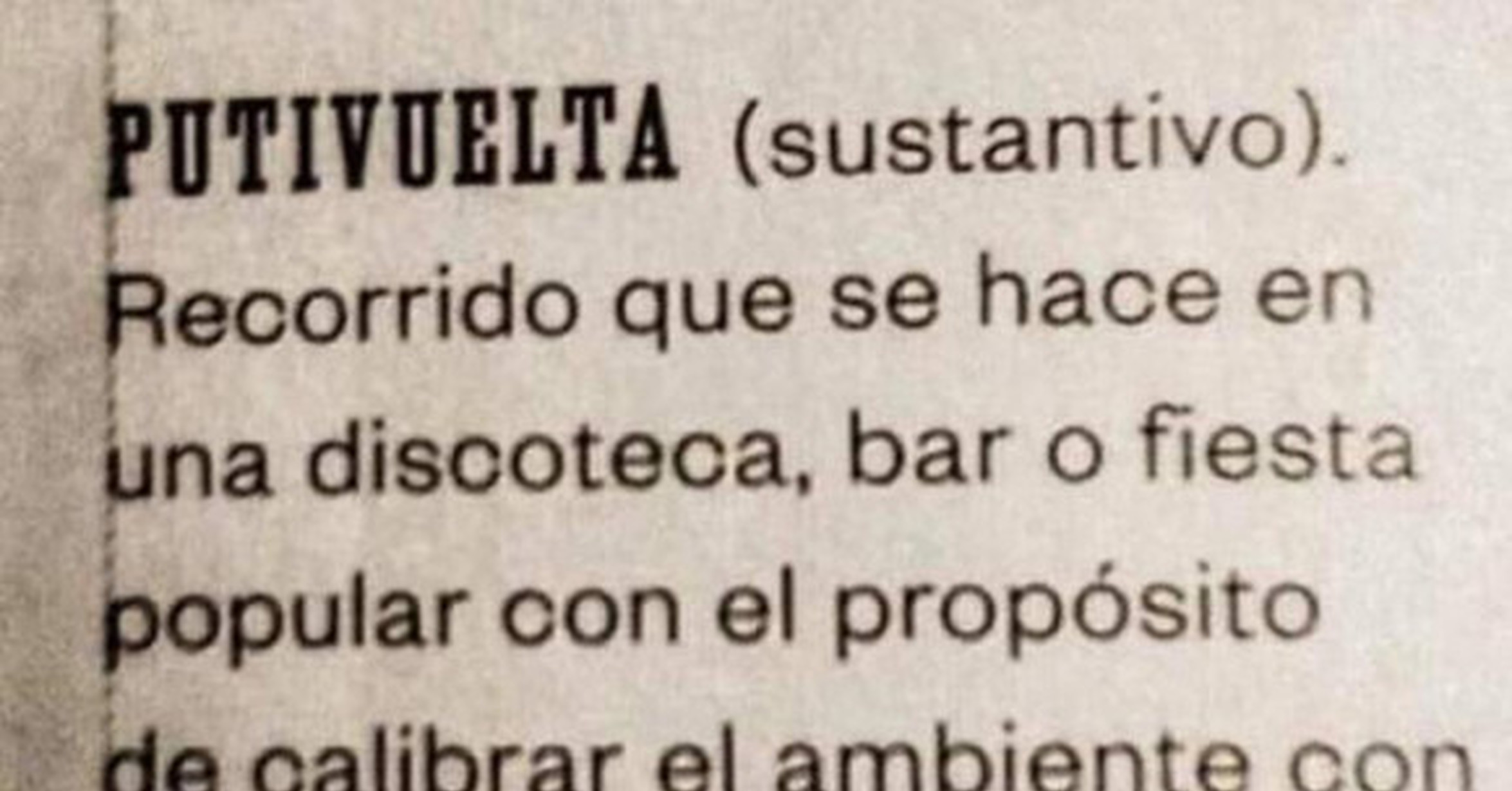 ¡Cuánta razón! / TANTEAR EL TERRENO