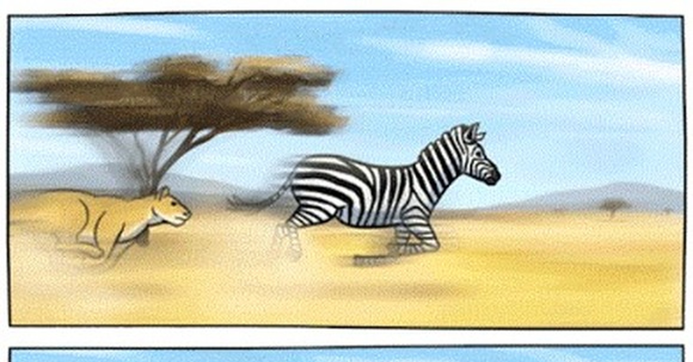 ¡Cuánta razón! / Cómo ha cambiado el cuento del león y la cebra