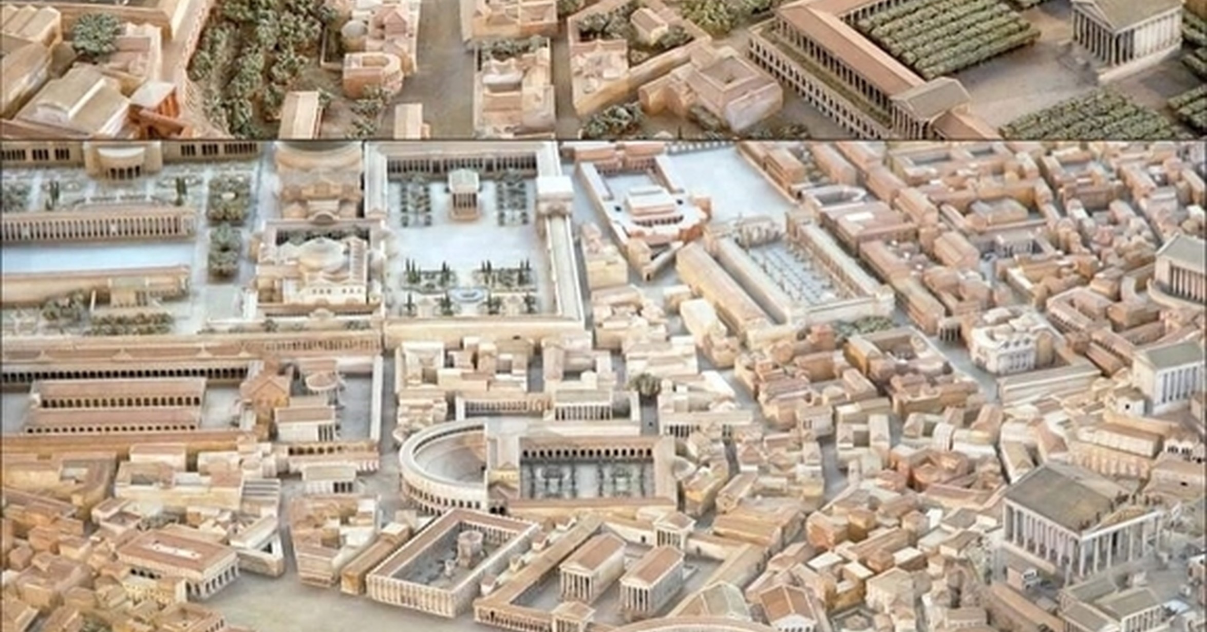 ¡Cuánta razón! / Modelo a escala de la Roma Imperial