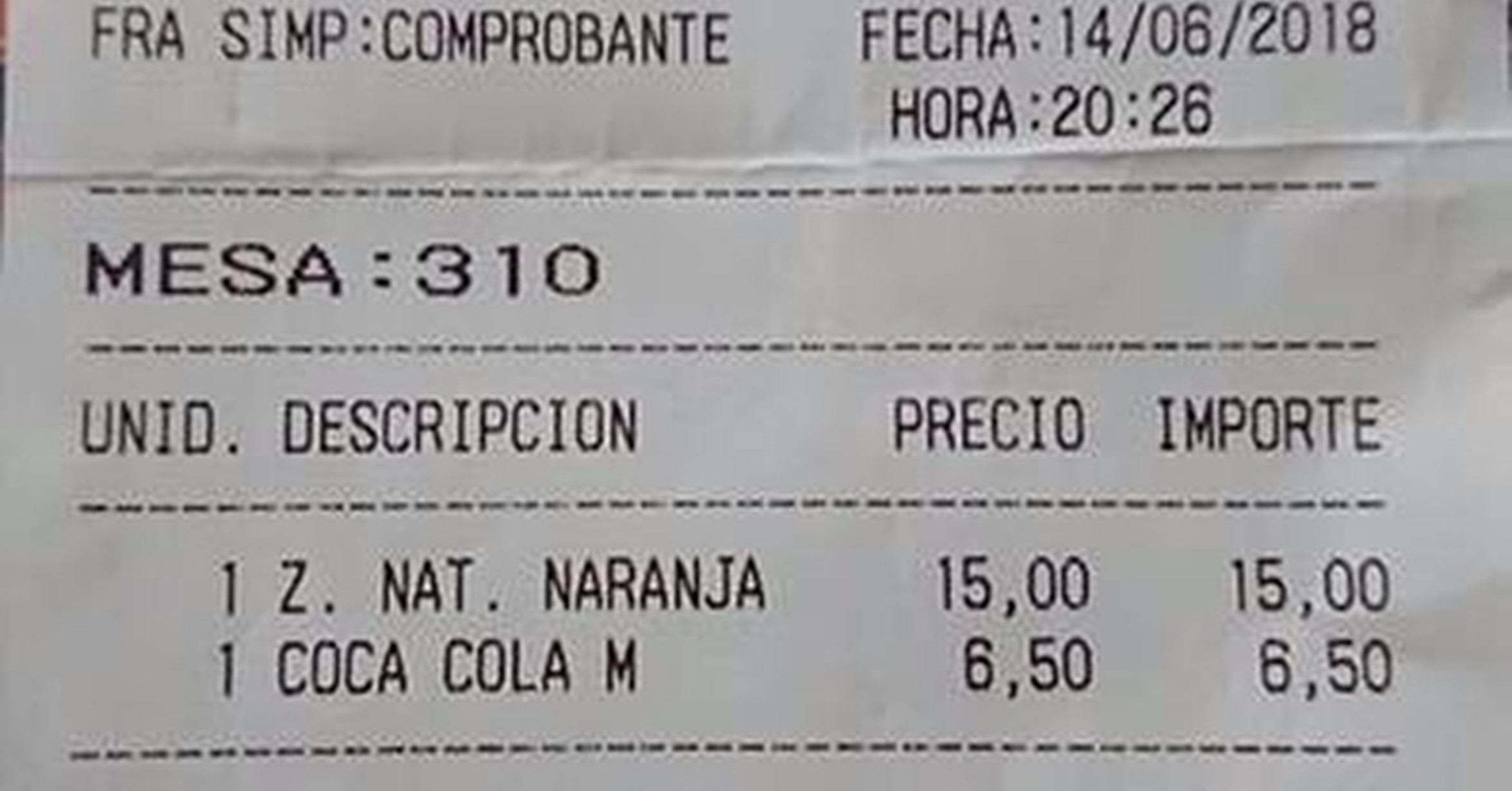 ¡Cuánta razón! / Sablazo