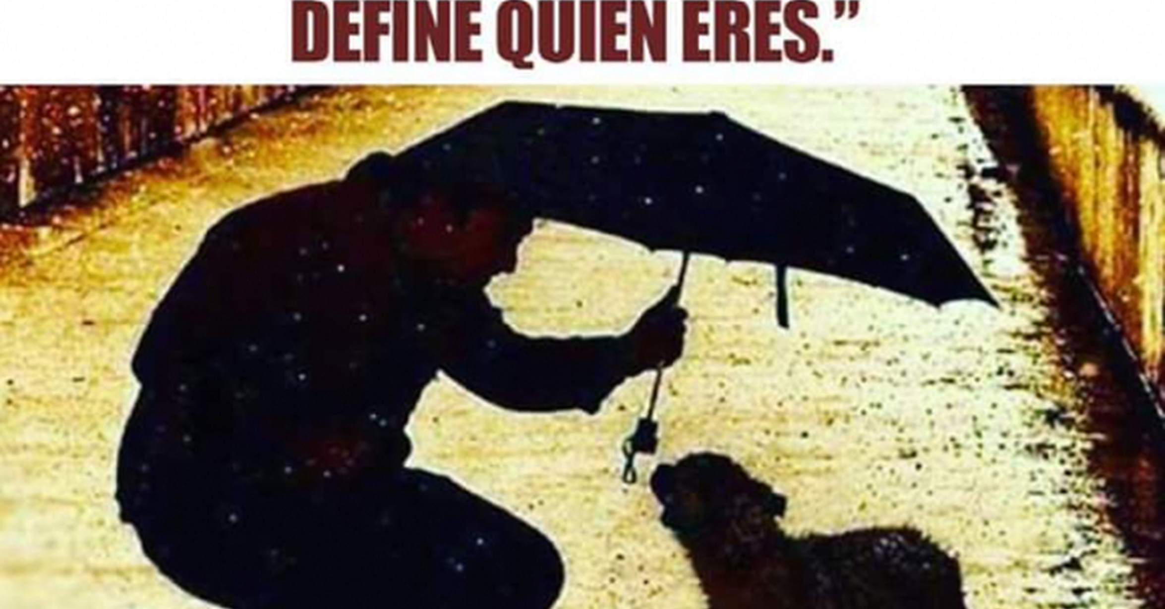 ¡Cuánta razón! / Lo que te define