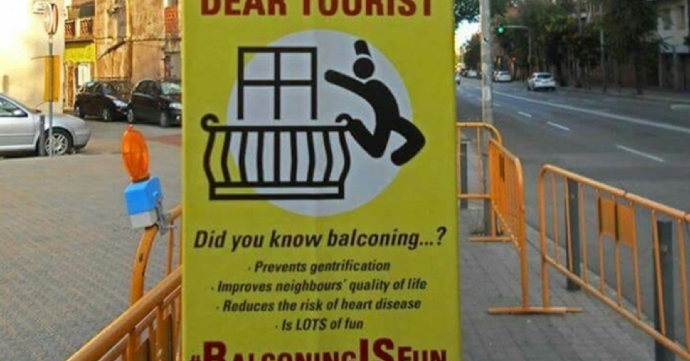 ¡Cuánta razón! / Balconing is fun!
