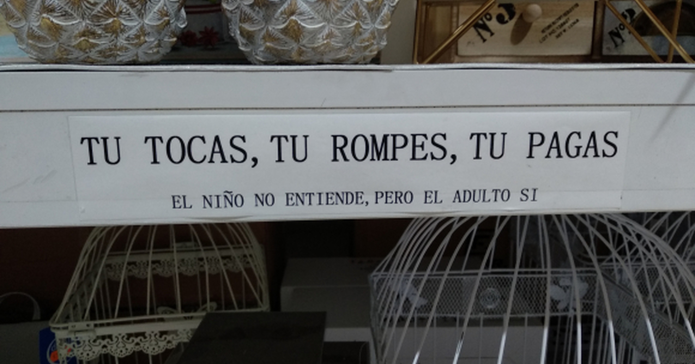 ¡Cuánta razón! / Ha quedado bien claro