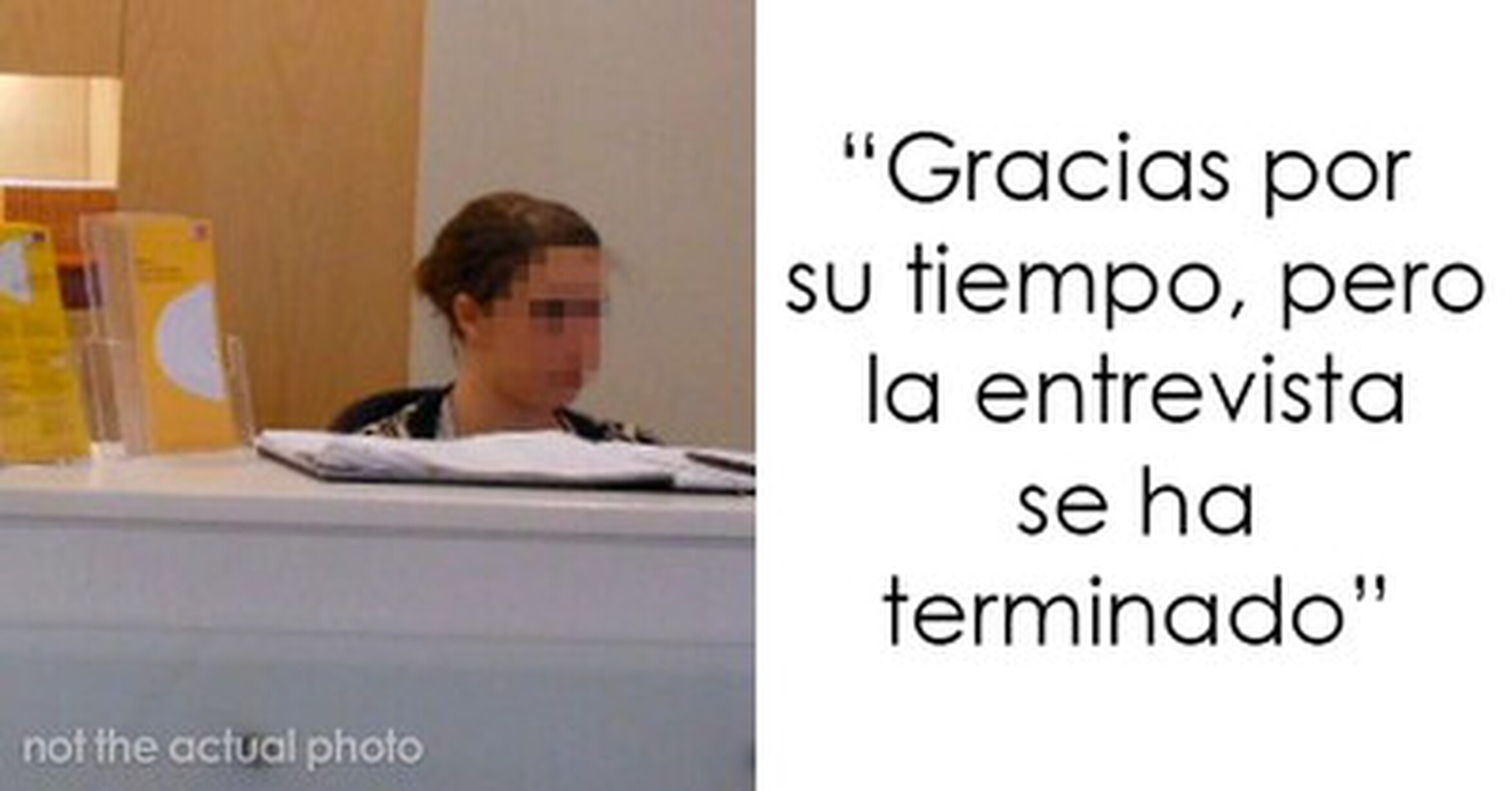 ¡Cuánta razón! / Este hombre fue rechazado inmediatamente en su ...