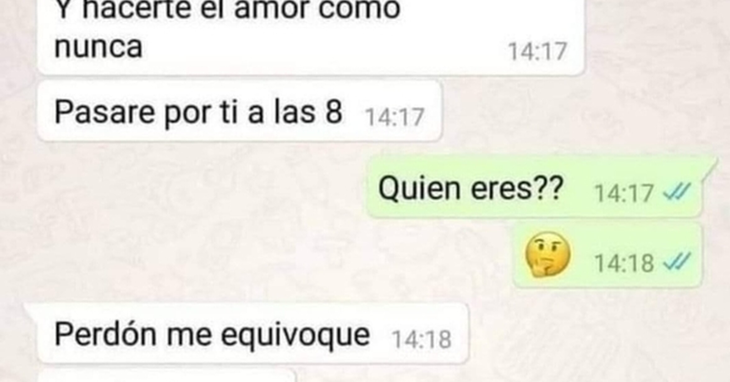 ¡Cuánta razón! / Ilusión arrebatada