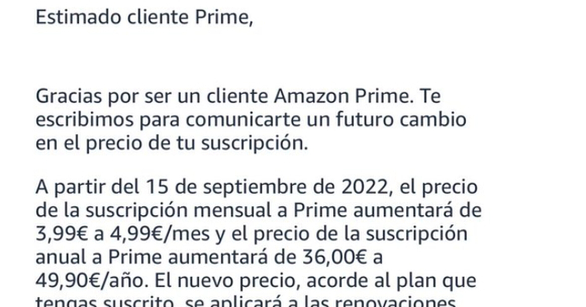 ¡Cuánta razón! / La nueva estrategia de Amazon