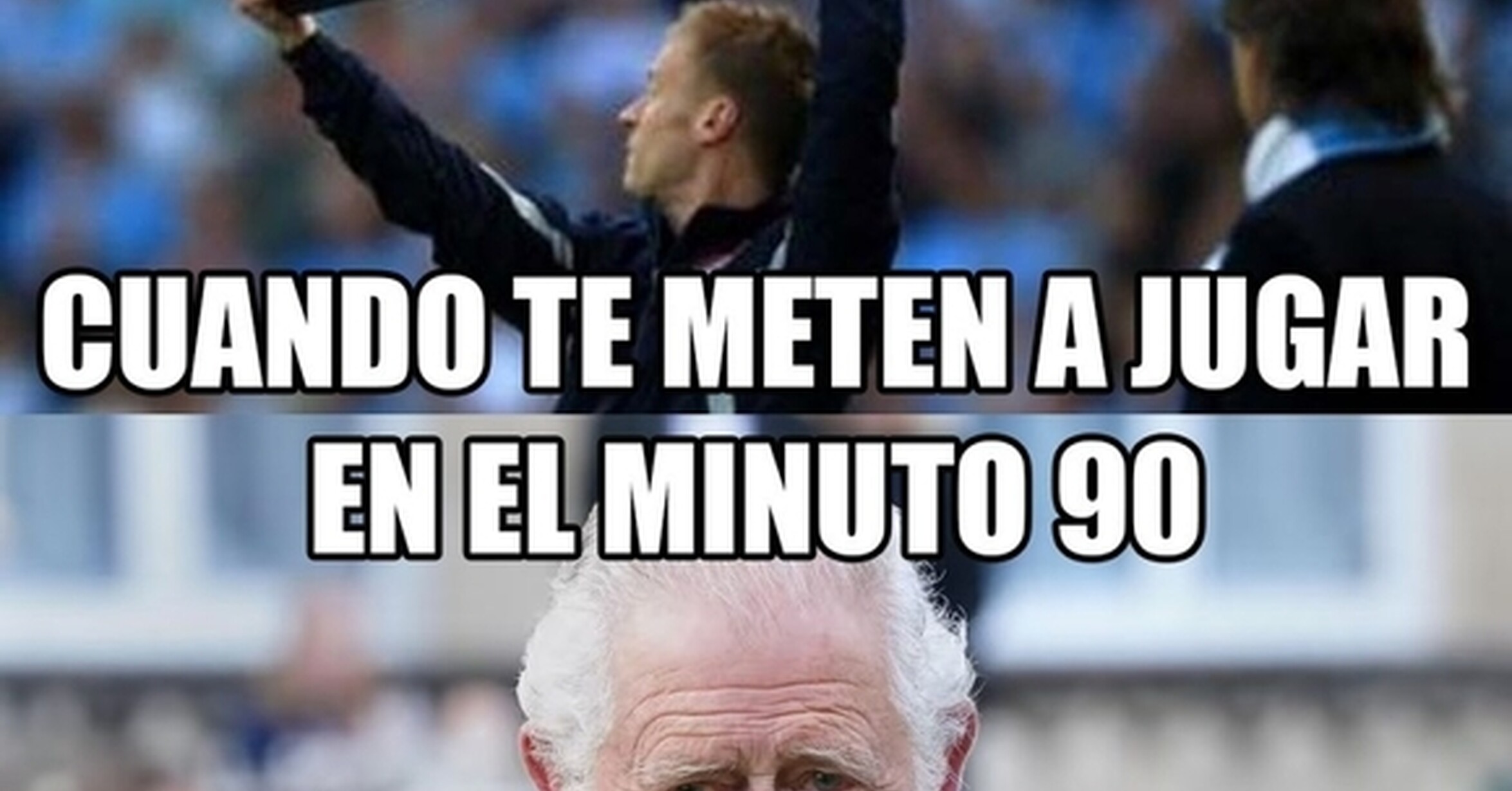 ¡Cuánta razón! / Va a ser un reinado breve...