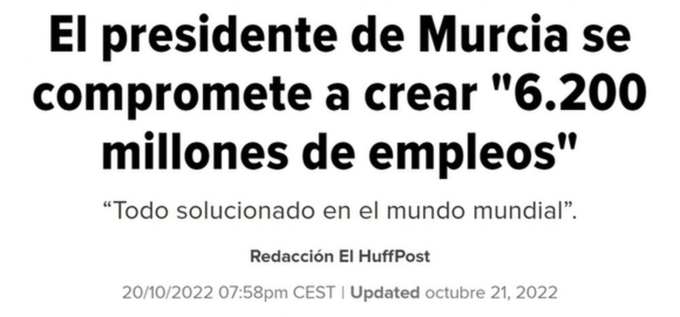 ¡Cuánta razón! / Poco me parece