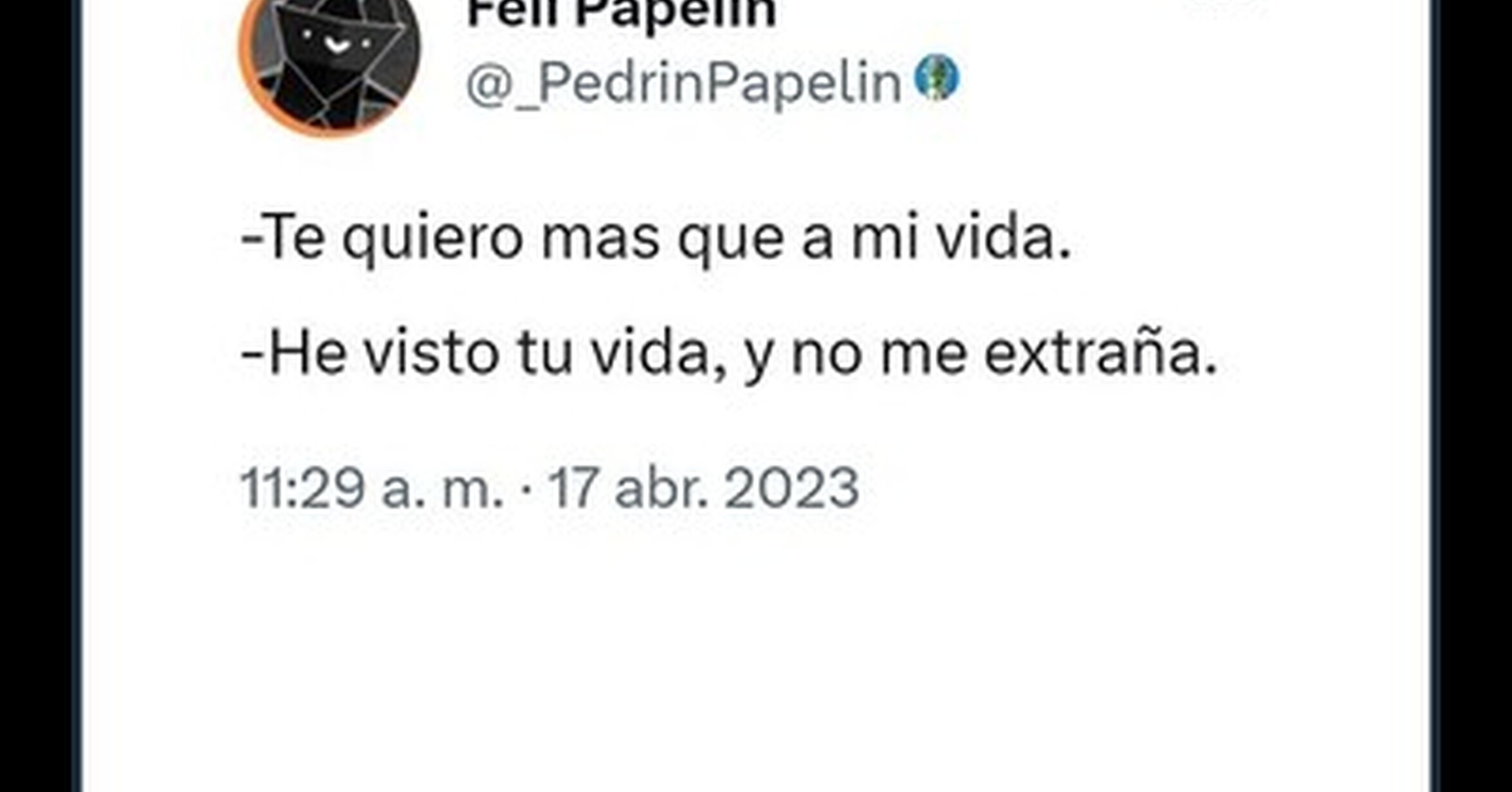 ¡Cuánta razón! / Y con razón...