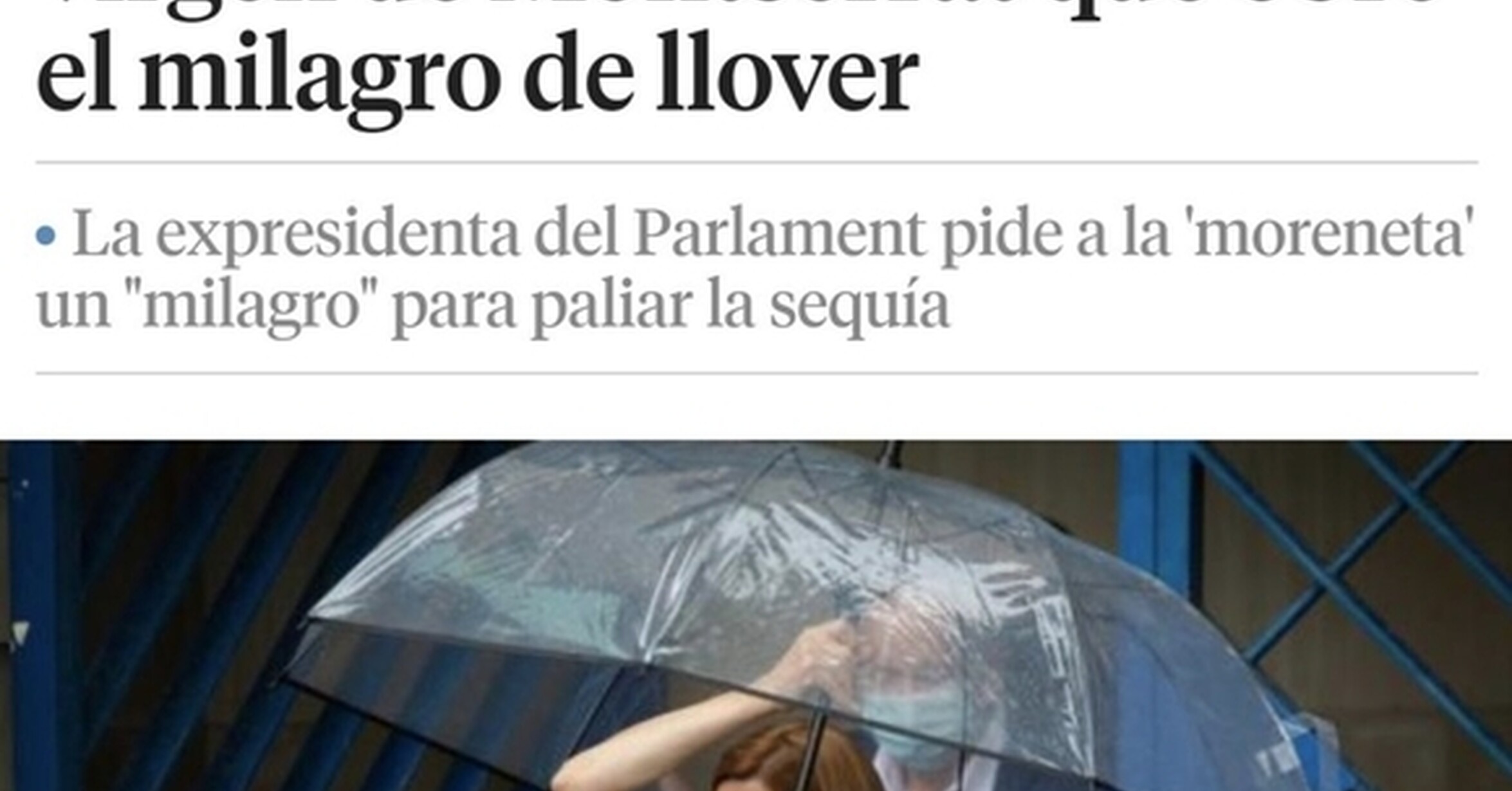 ¡Cuánta razón! / Pidiendo la intervención divina