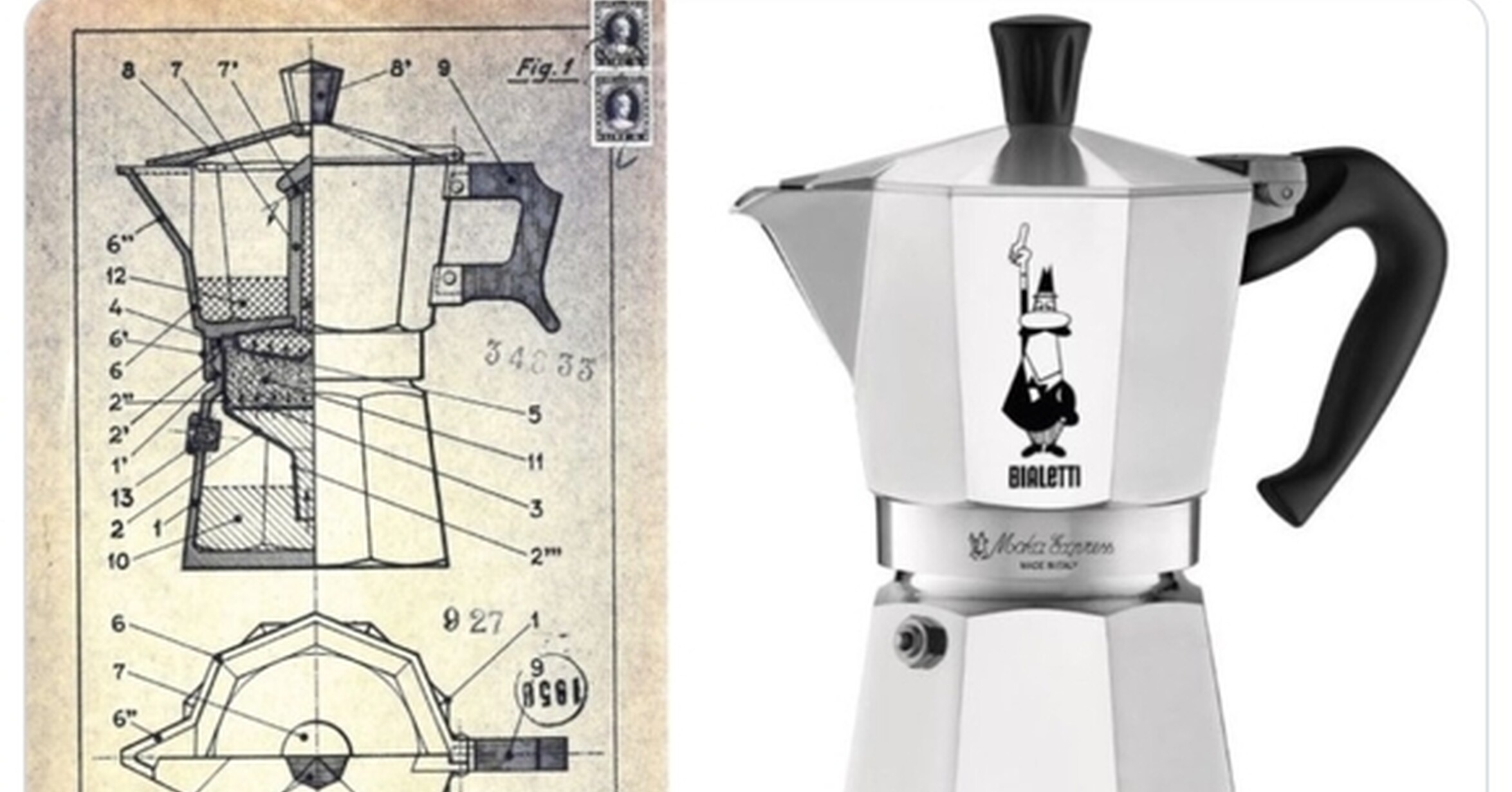 ¡Cuánta razón! / El origen de la cafetera Moka Express