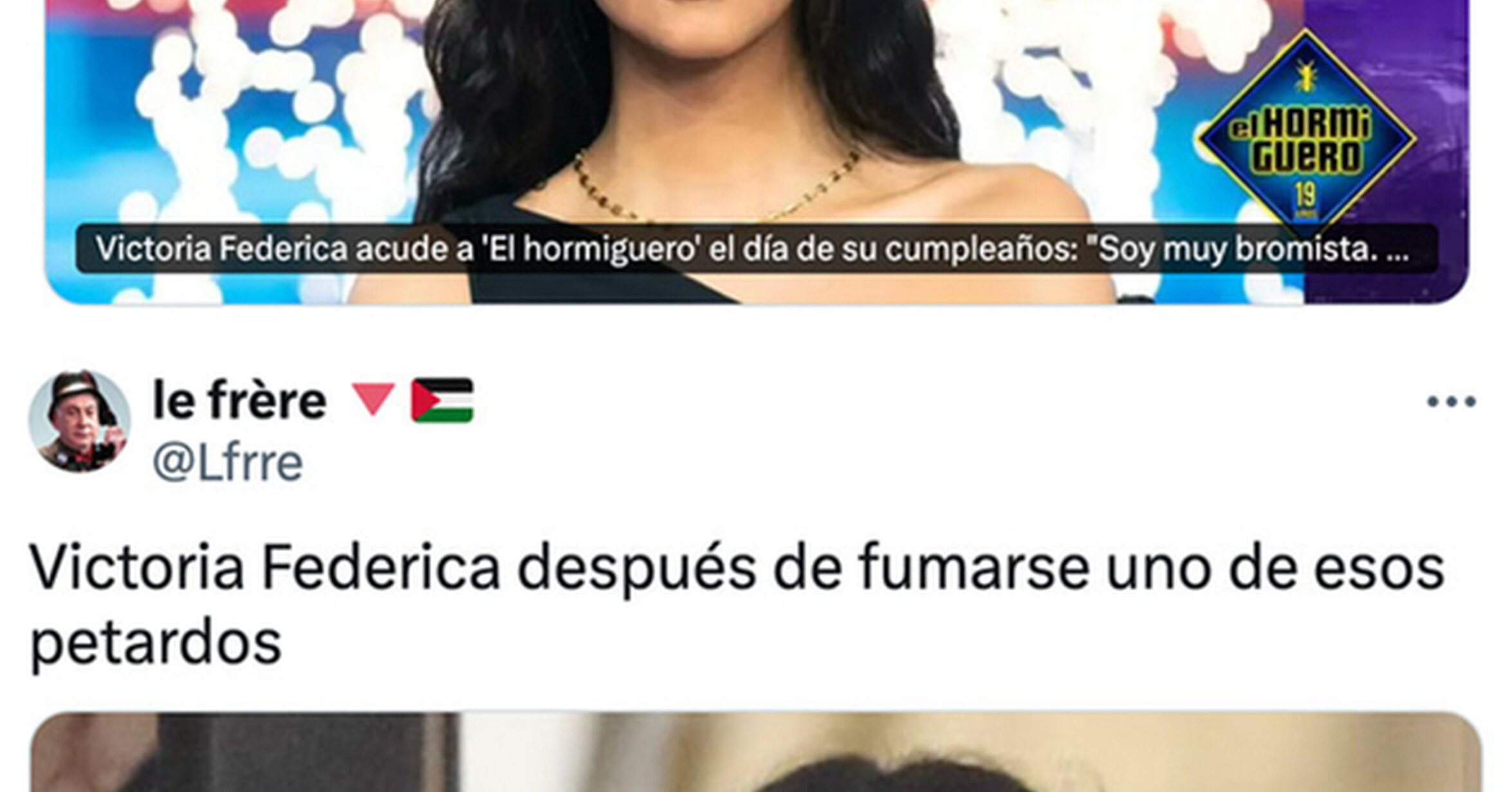 ¡Cuánta razón! / Victoria Federica la bromista