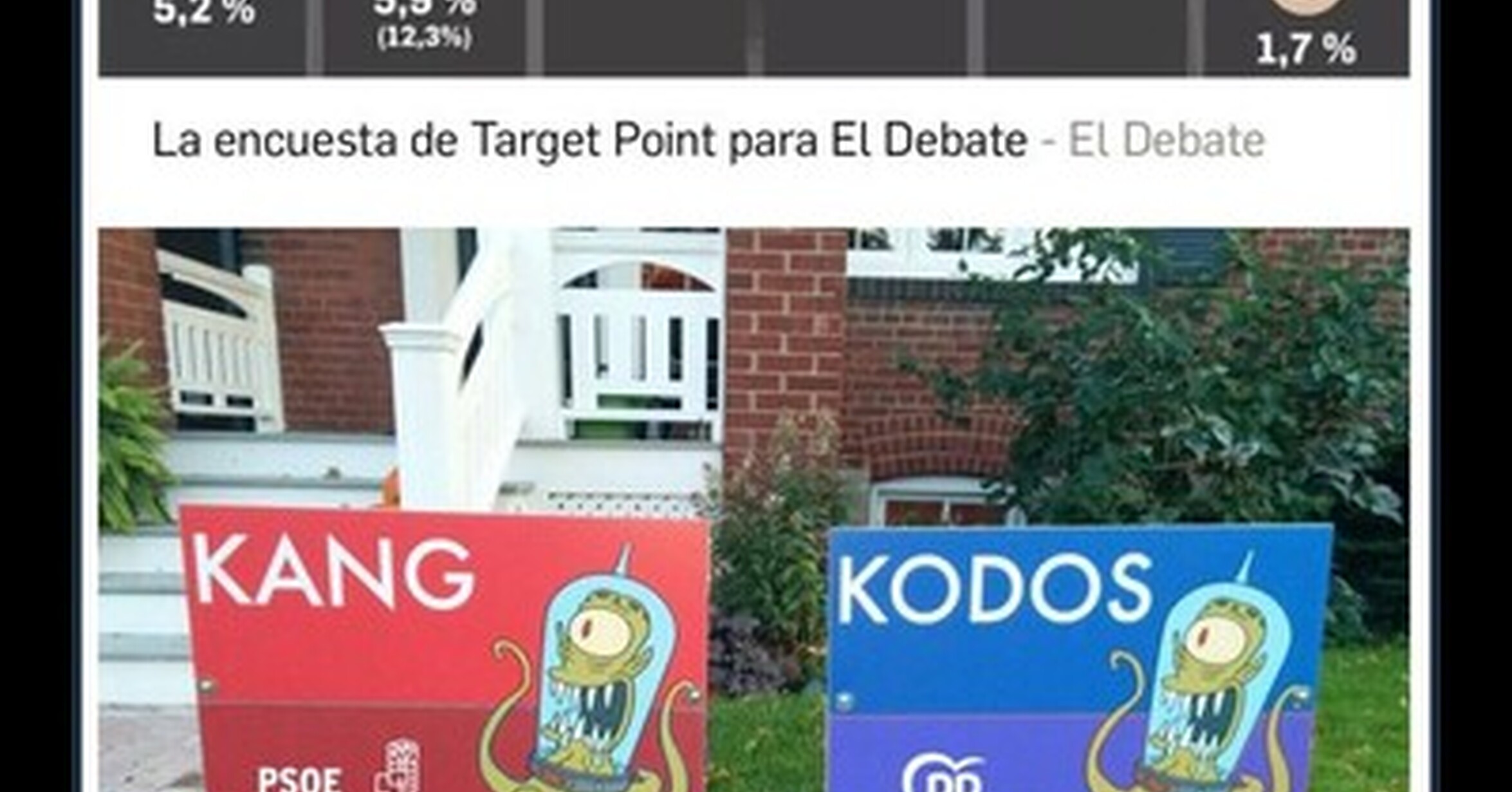 ¡Cuánta razón! / A mi no me mires, yo voté a Kodos