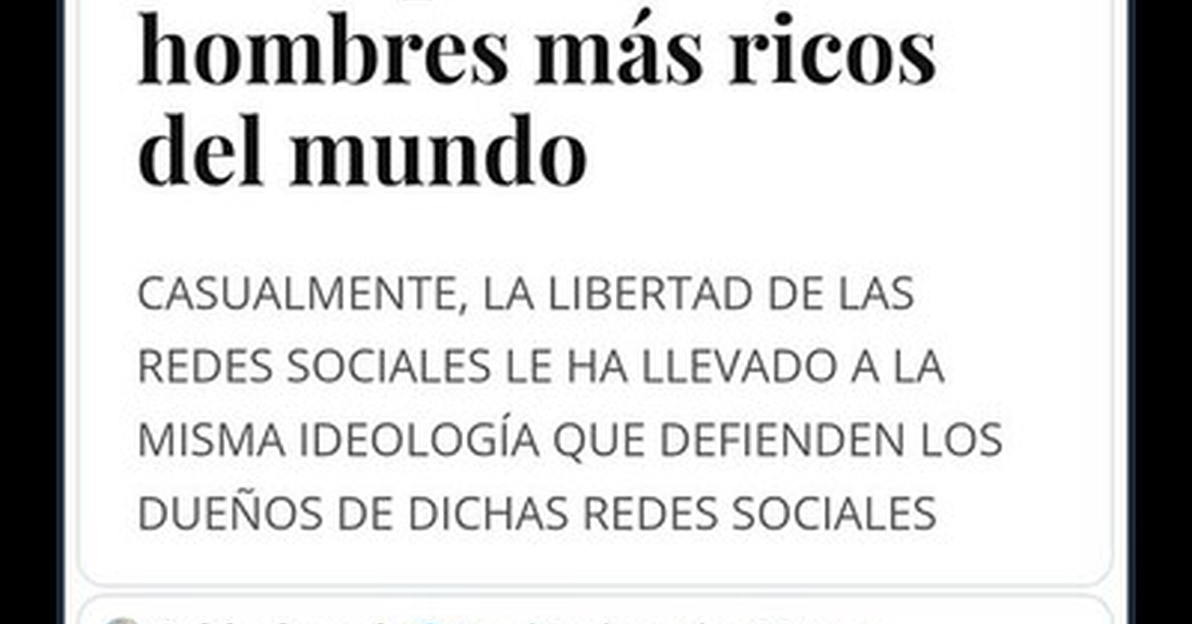 ¡Cuánta razón! / El que se cree librepensador