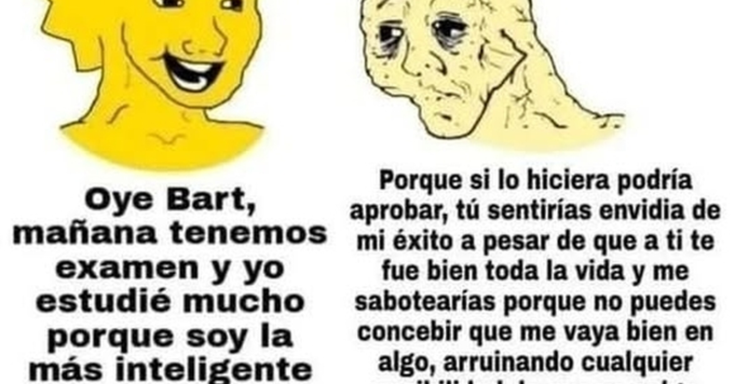 ¡Cuánta razón! / ¿Por qué Bart no estudia?