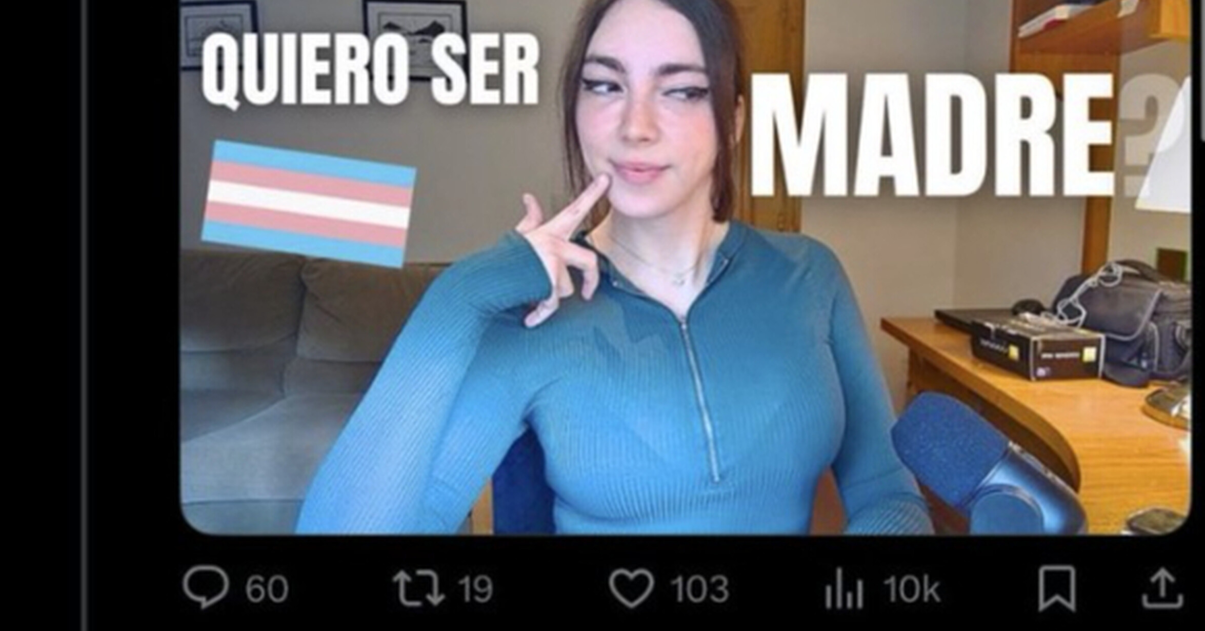 ¡Cuánta razón! / Se le ha activado el instinto materno