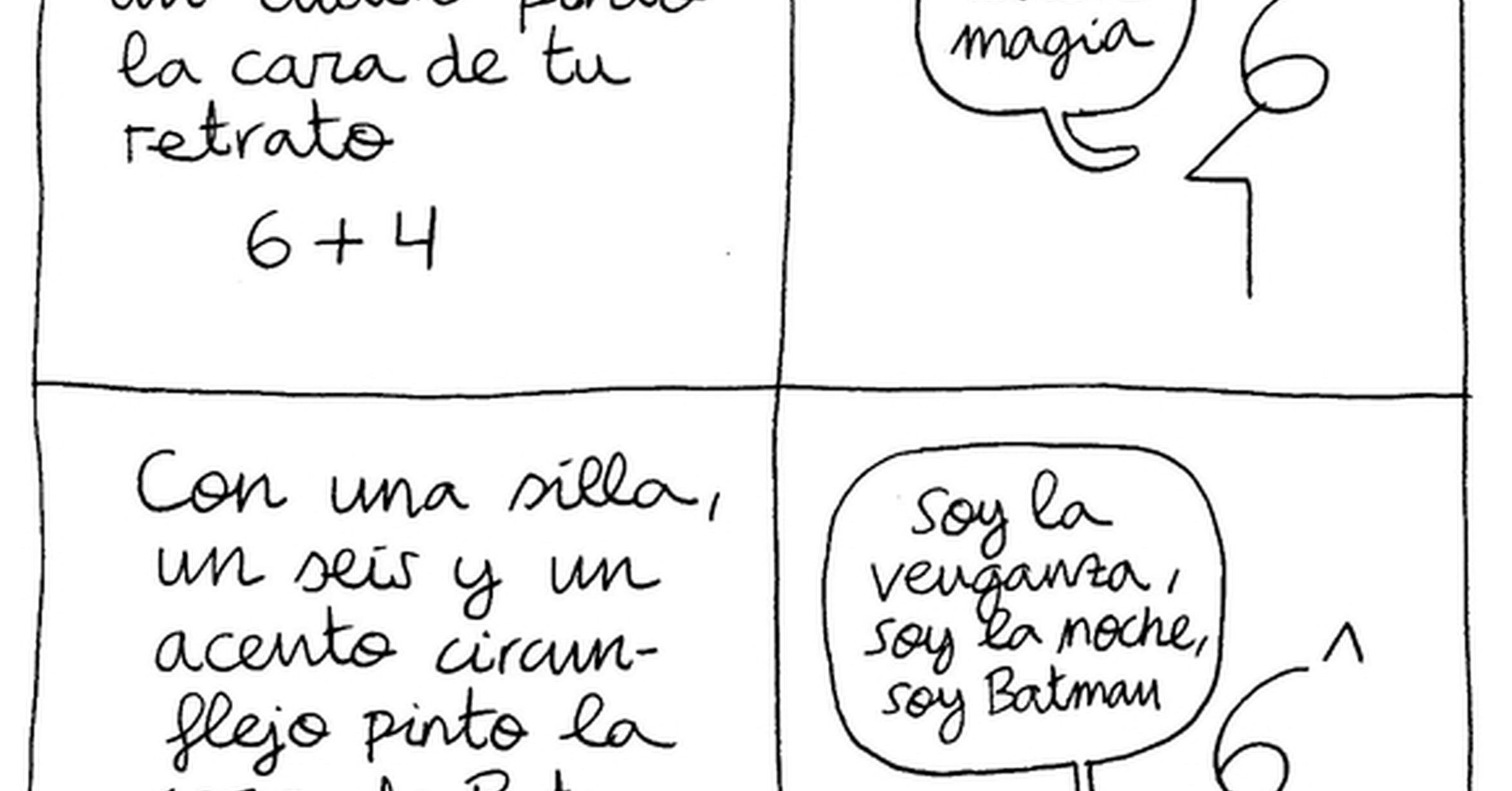 ¡Cuánta razón! / Dibujos sencillos