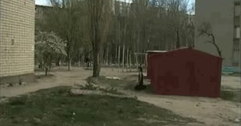 ¡Vaya GIF! / Salto ninja fail