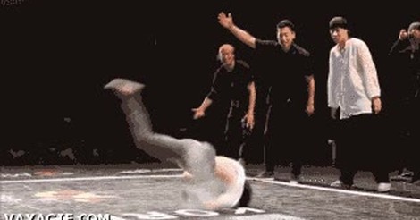¡Vaya GIF! / Un auténtico crack del breakdance