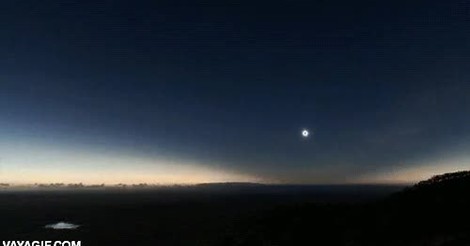 ¡Vaya GIF! / Eclipse solar en time-lapse