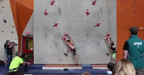 ¡Vaya GIF! / Aquí tenéis al campeón mundial de Speed Climbing, menudo ...