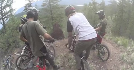 ¡Vaya GIF! / Están los reyes del descenso en mountain bike y luego su ...