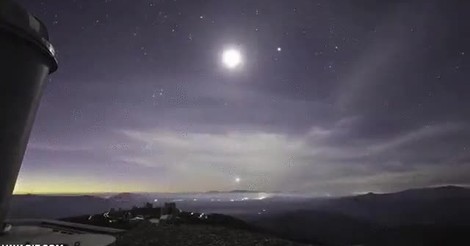 ¡Vaya GIF! / La Tierra rotando mientras un mar de nubes cubre el cielo ...