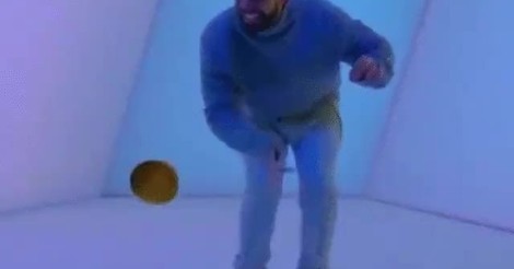 ¡Vaya GIF! / Drake es el más legendario Fruit Ninja