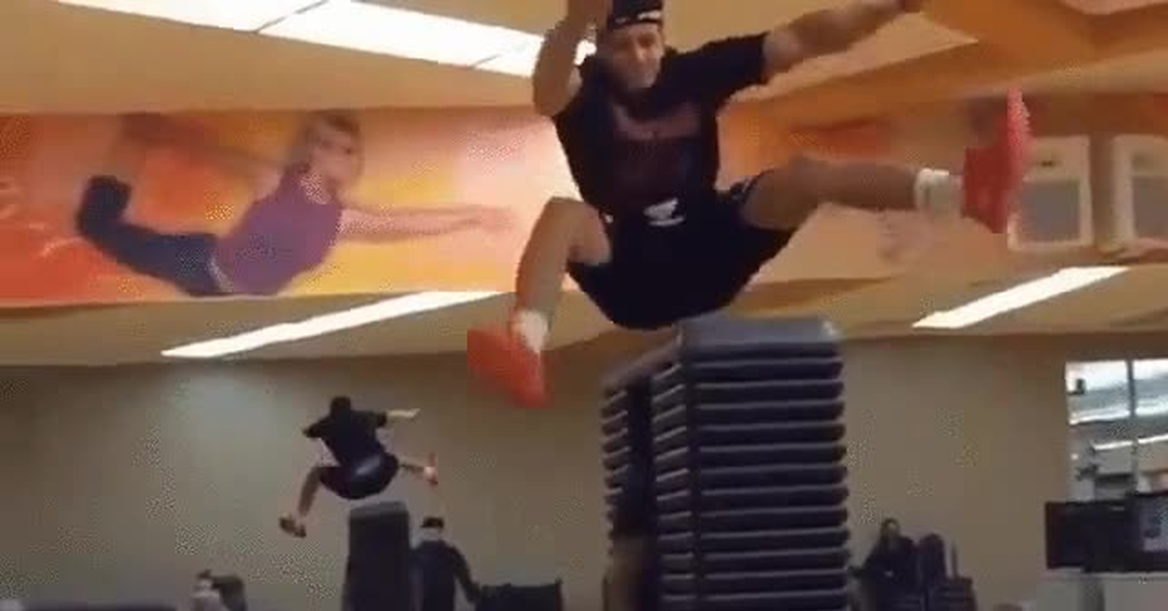 ¡Vaya GIF! / Menuda potencia de salto, es que es increíble