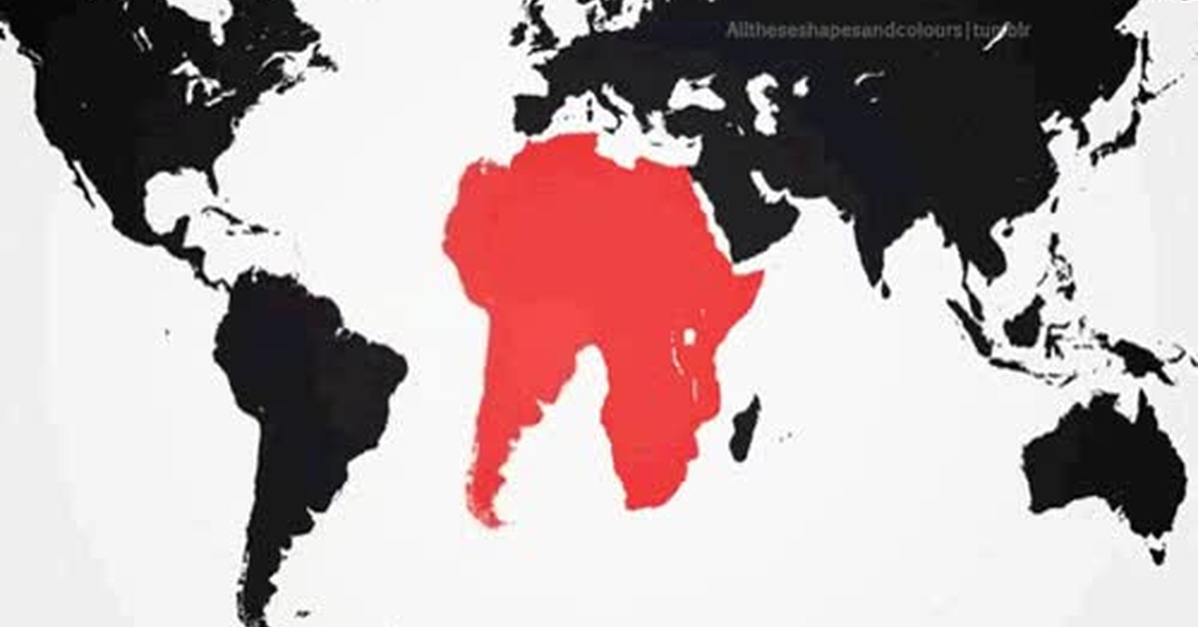 ¡Vaya GIF! / Nunca volverás a ver el mapa del mundo de la misma forma