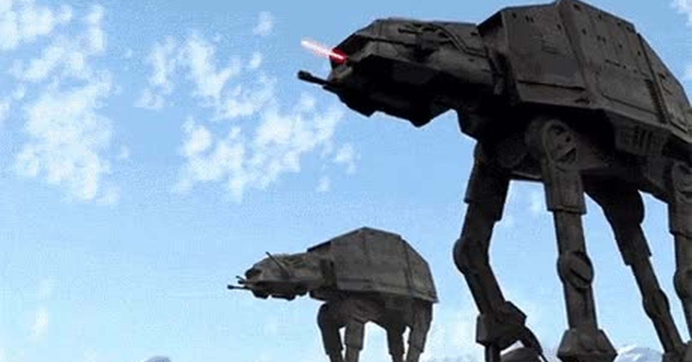¡Vaya GIF! / Es mejor no acercarse mucho a los AT-AT