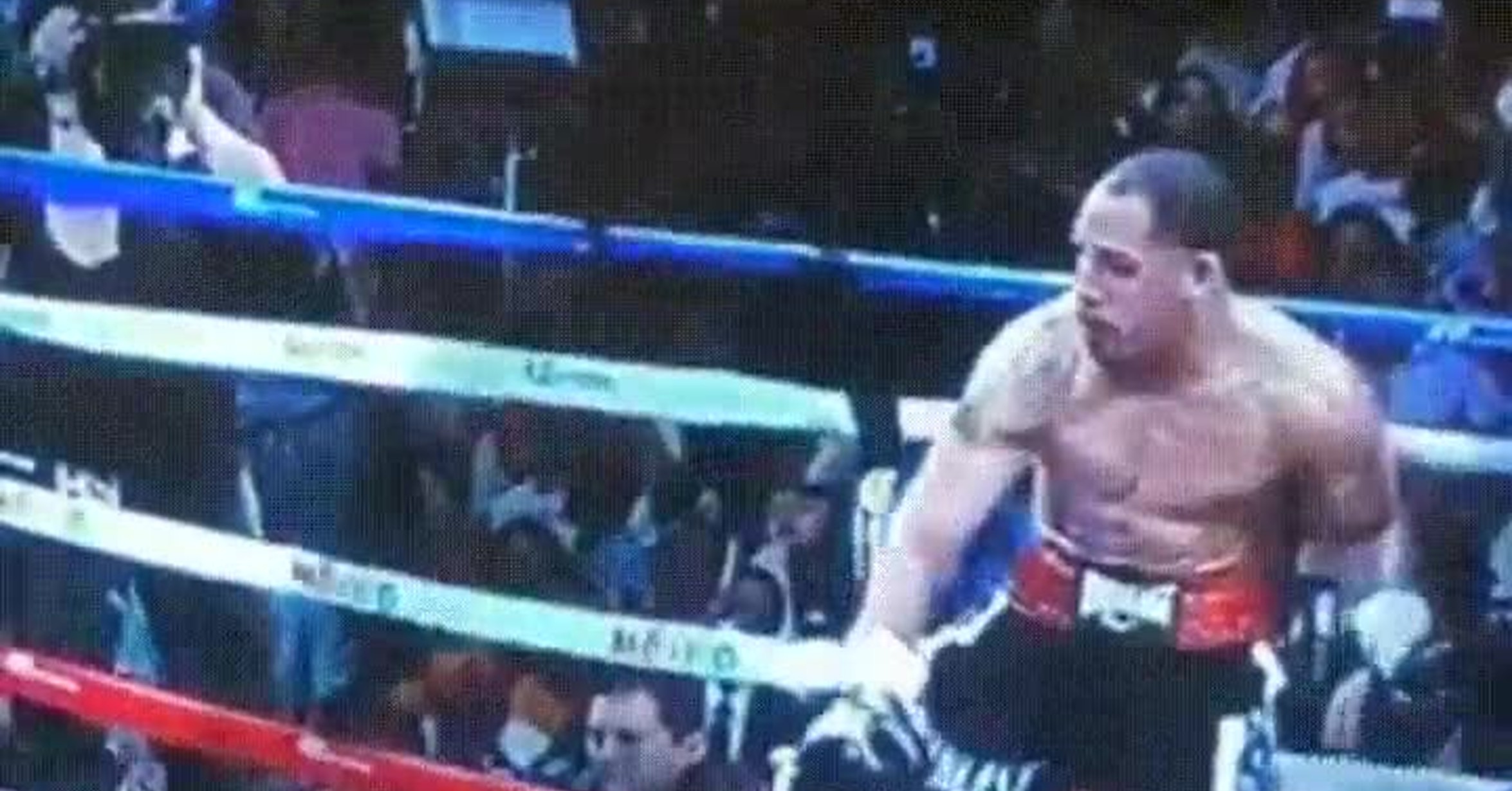 ¡Vaya GIF! / Primer combate de boxeo del hombre invisible