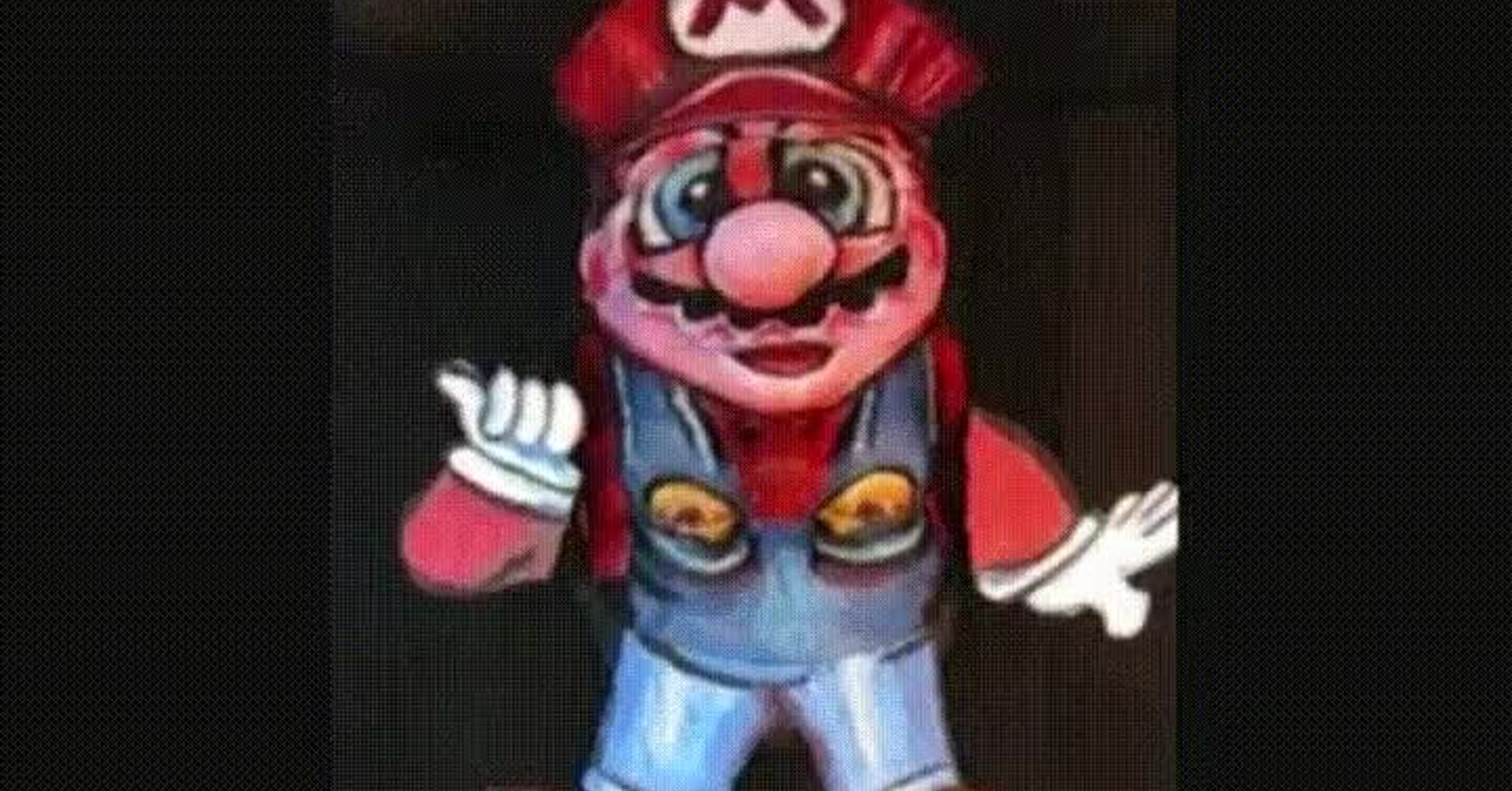 ¡Vaya GIF! / Aunque sea Mario da un poco de mal rollo
