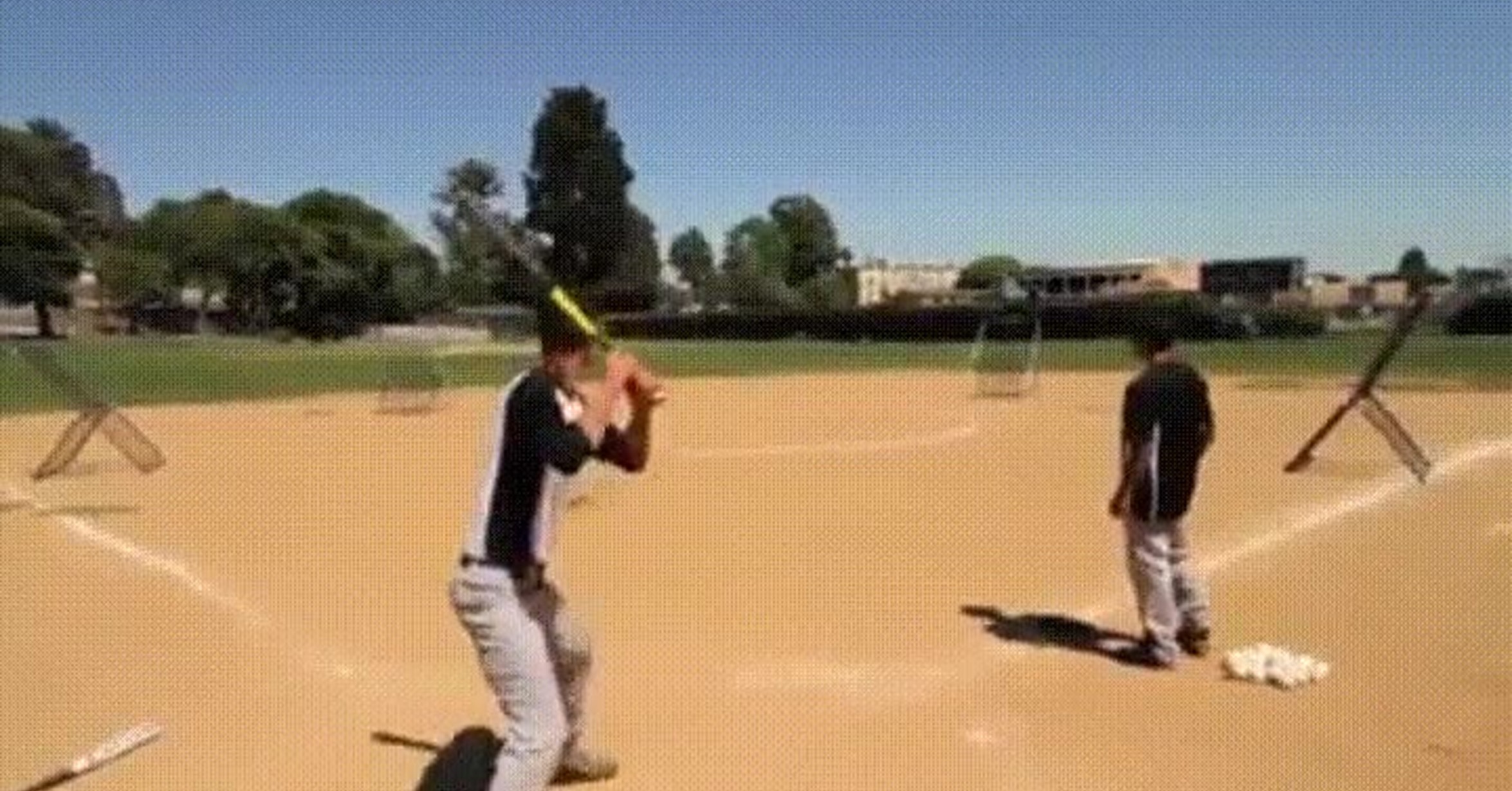 ¡Vaya GIF! / Un auténtico genio del béisbol