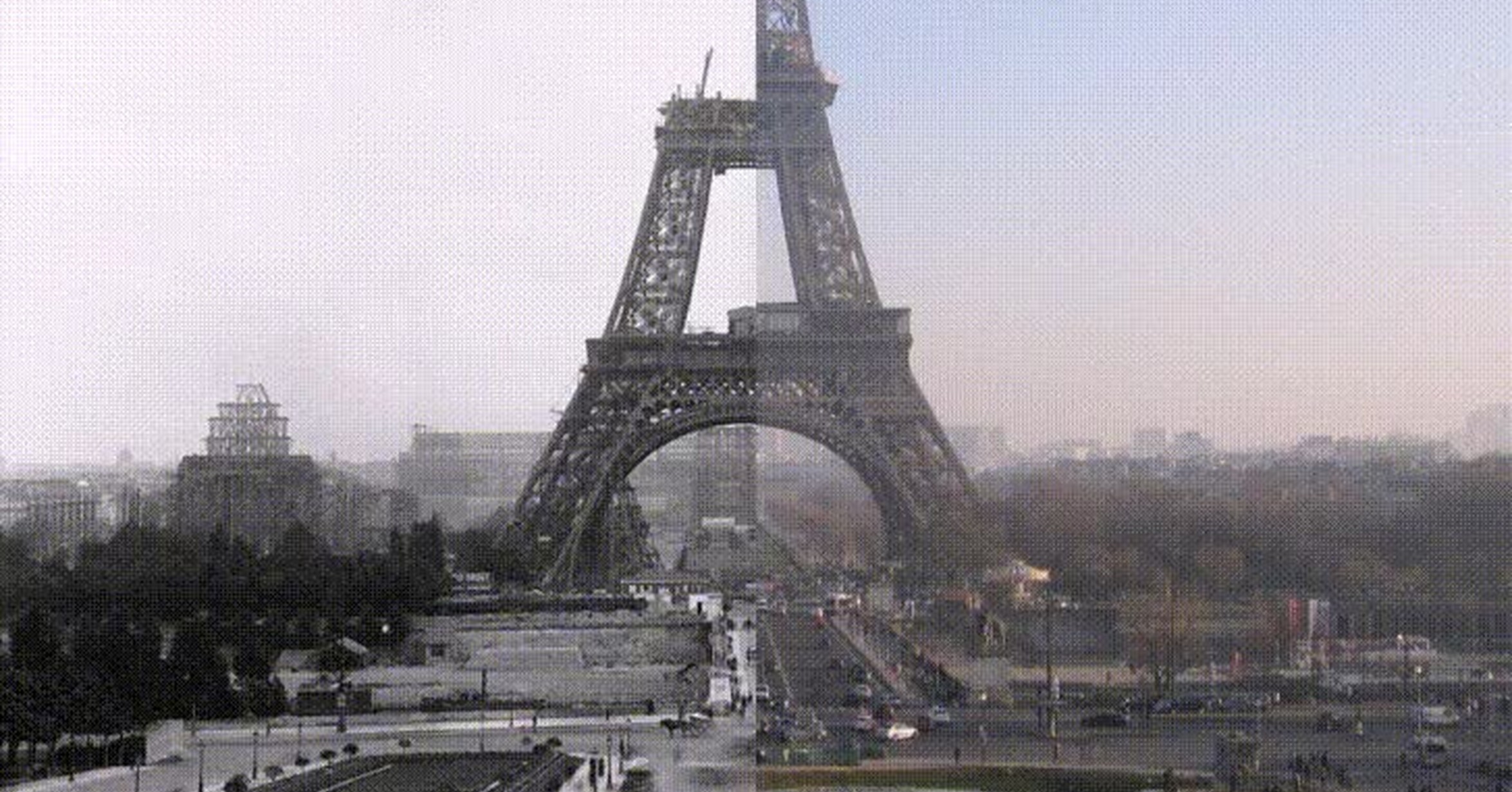 ¡Vaya GIF! / Así ha cambiado la Torre Eiffel desde 1888 hasta 2017
