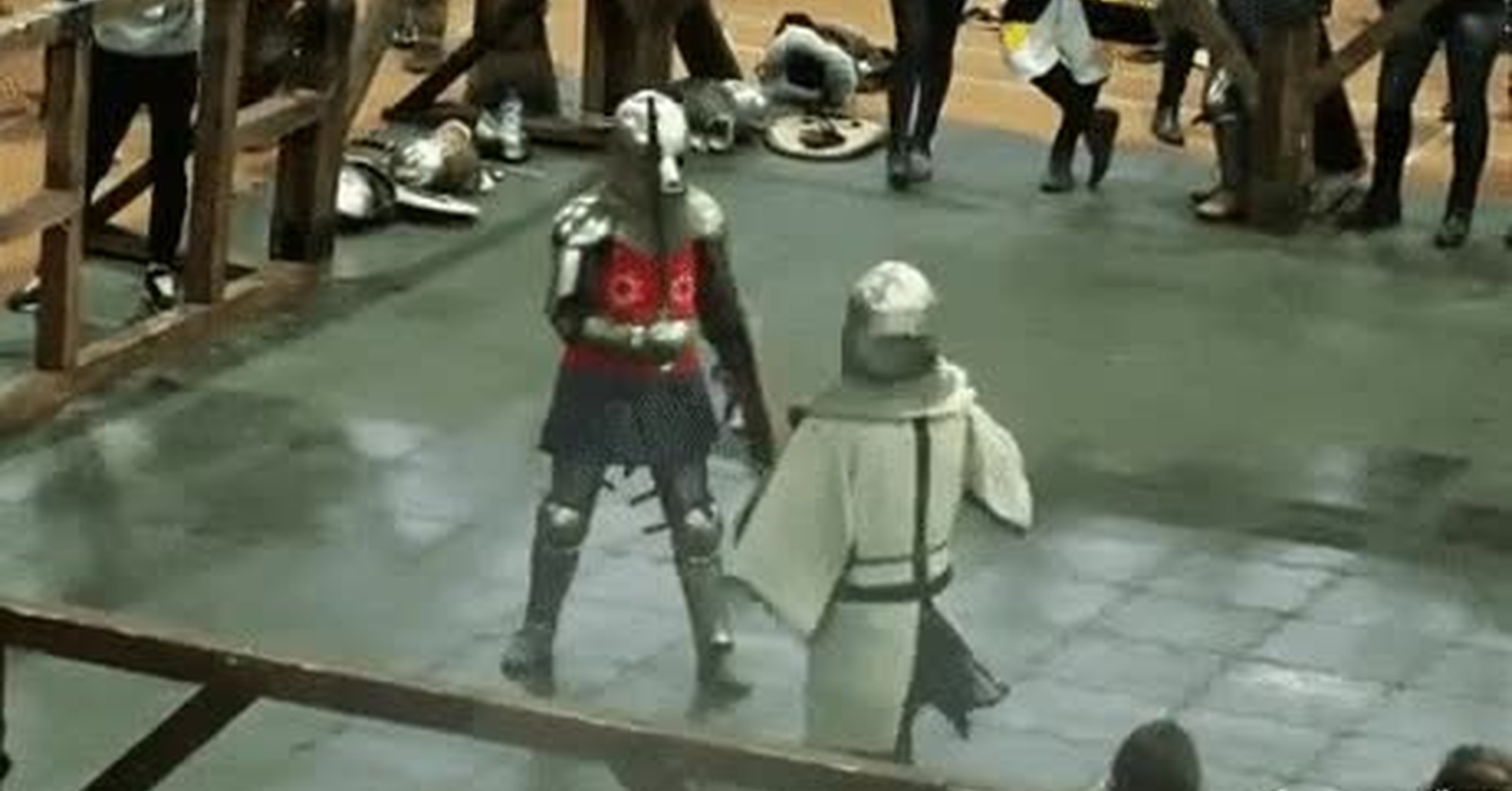 ¡Vaya GIF! / No estoy seguro de que esto realmente pasara en las luchas ...