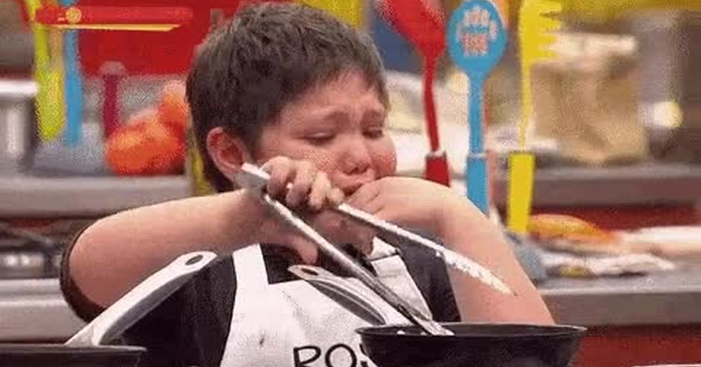 ¡Vaya GIF! / La cara que pones al comerte la última comida antes de ...