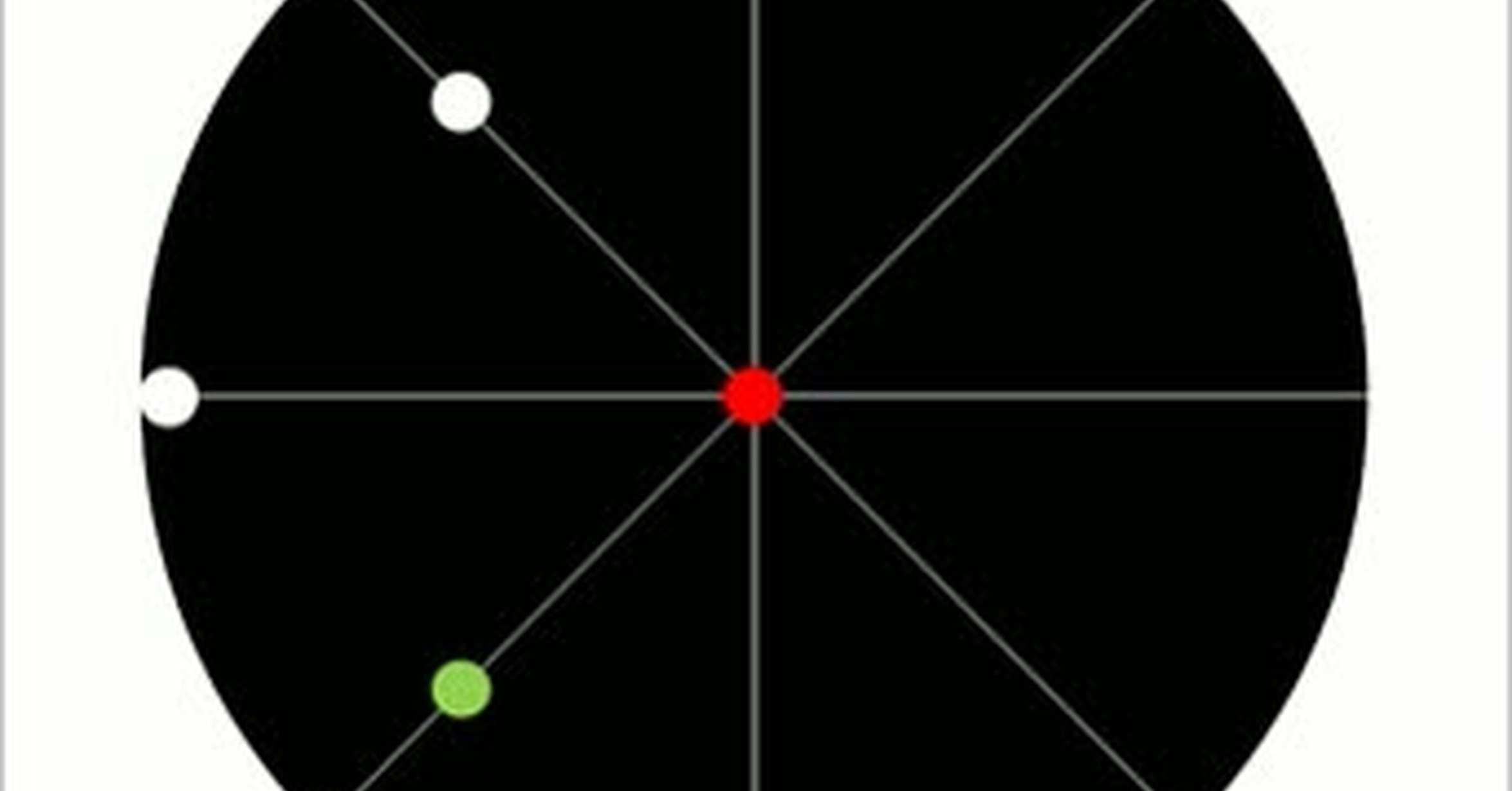 ¡Vaya GIF! / Es increíble que todos los puntos se muevan en línea recta