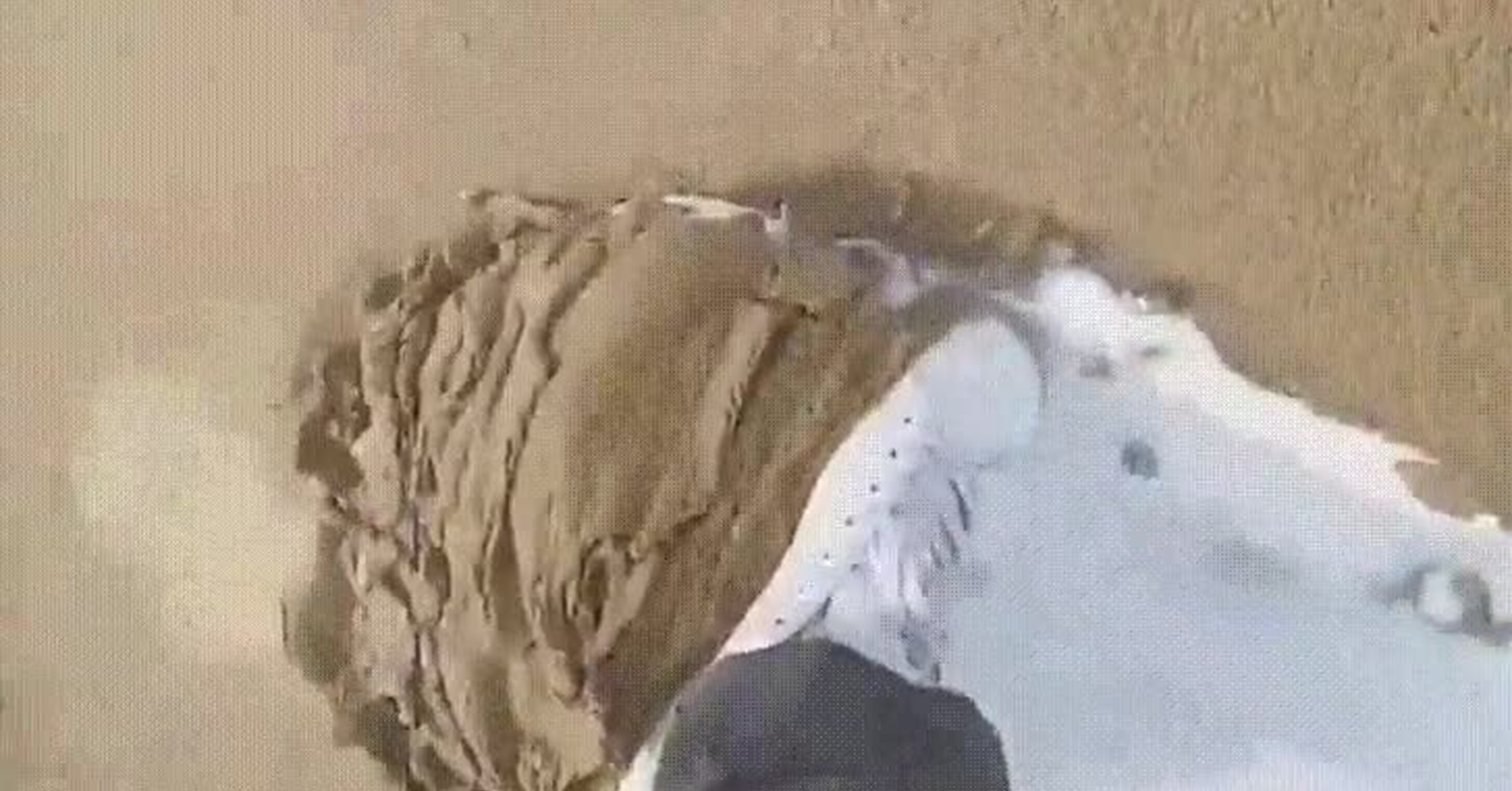¡Vaya GIF! / ¿Y si debajo de toda la arena del mundo se esconde nieve?