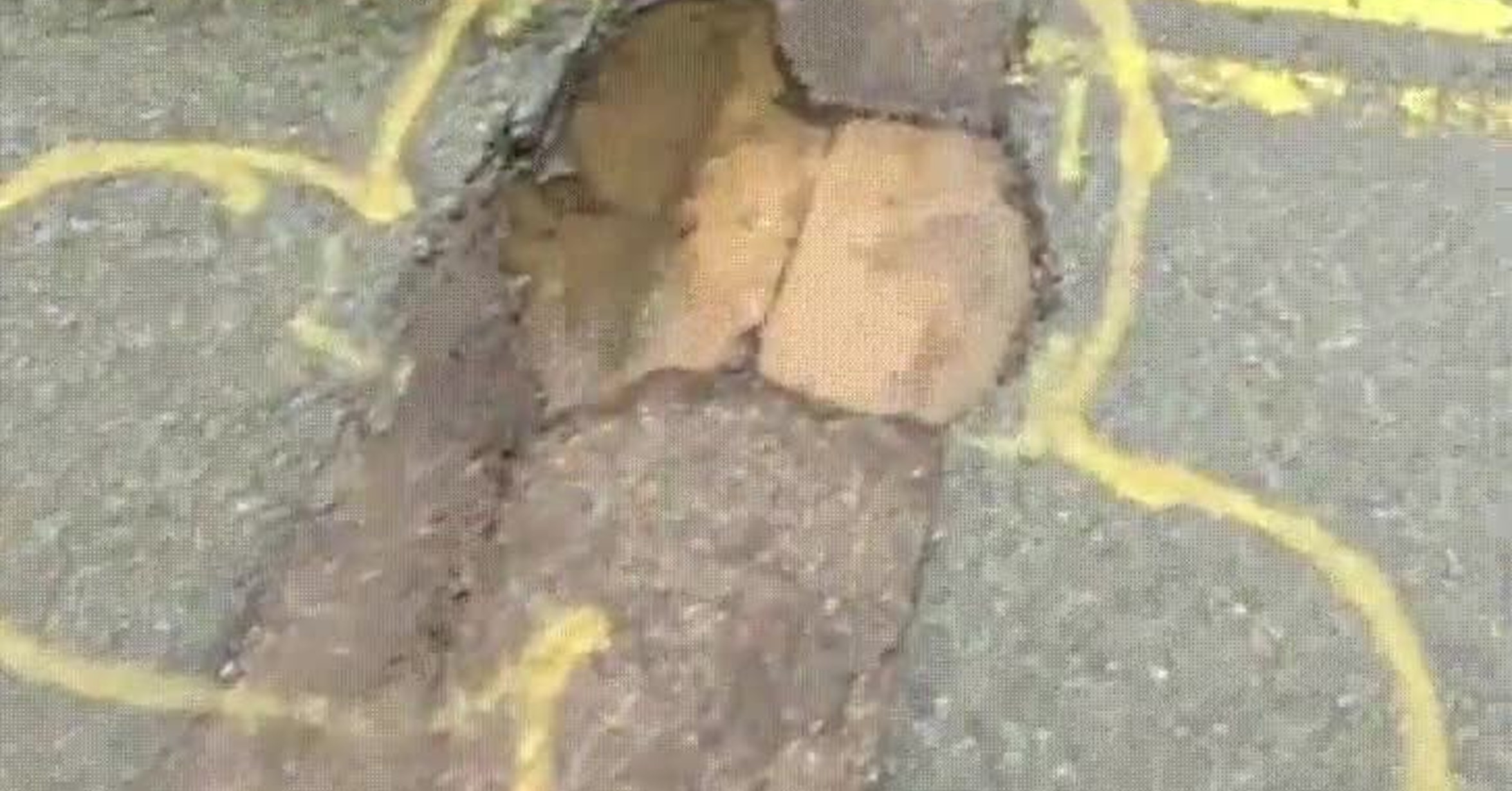 ¡Vaya GIF! / Parece que alguien está cabreado con los socavones en la ...