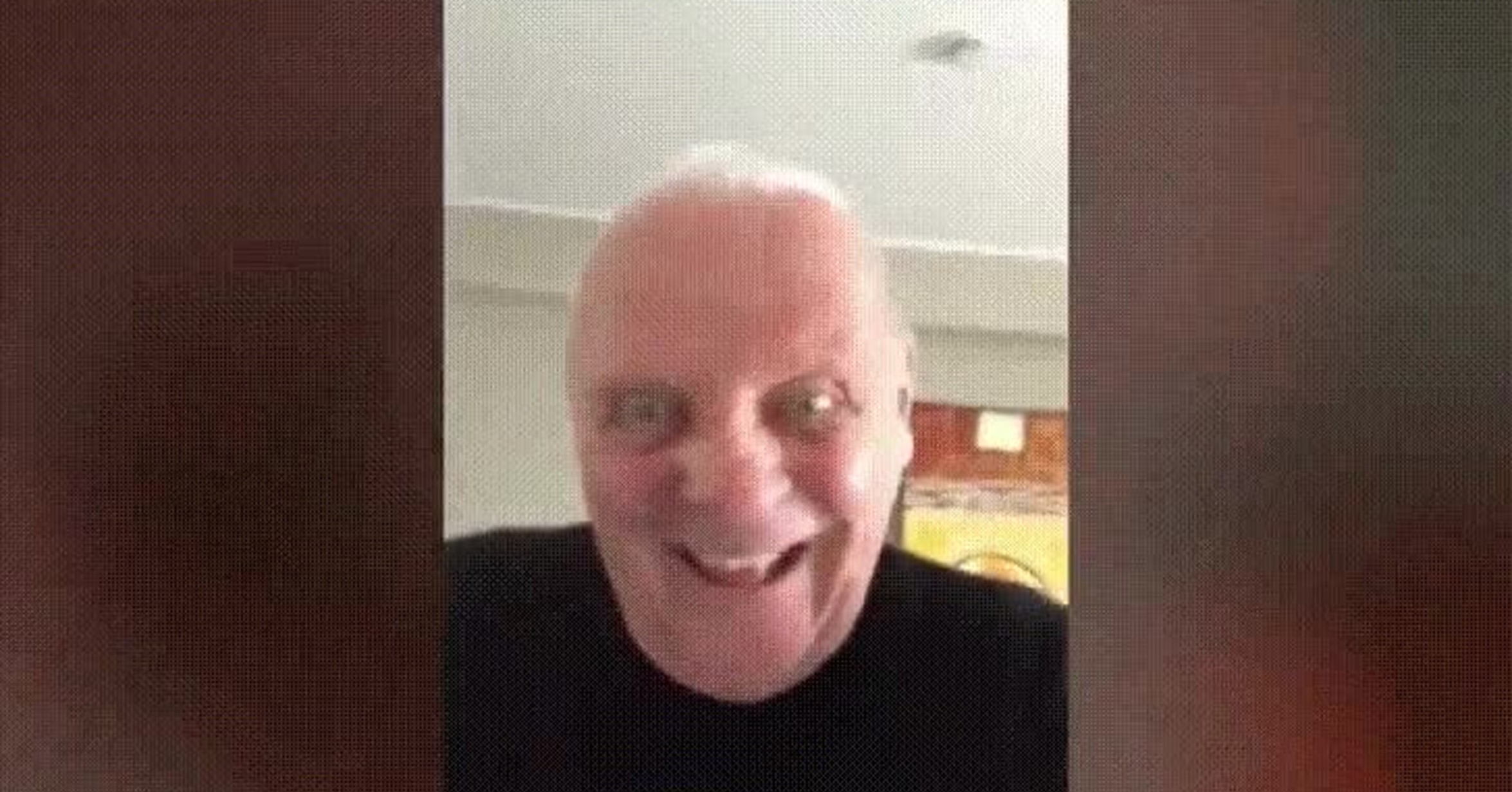 ¡Vaya GIF! / Anthony Hopkins pone los pelos de punta con un bizarro y ...